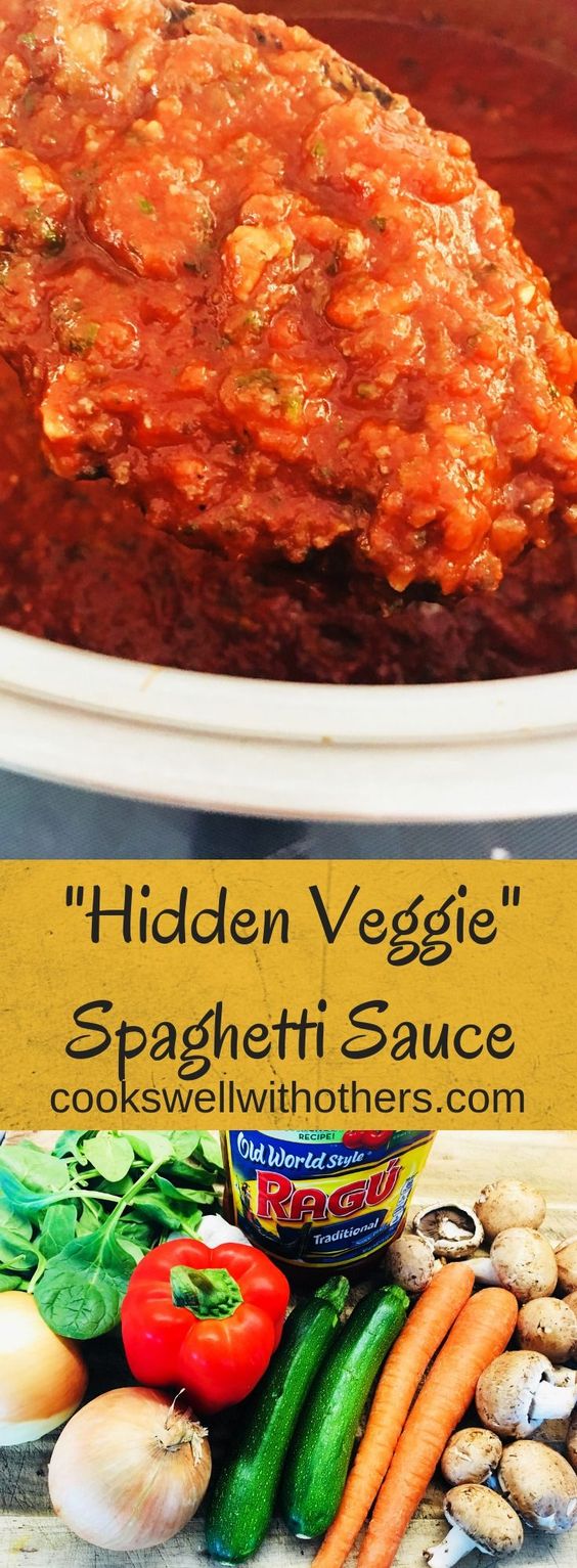 Hidden Veggie Spaghetti Sauce - Cooks Well With Others