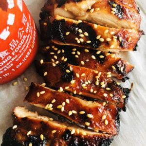 Grilled Maple Sriracha Chicken - Cooks Well With Others