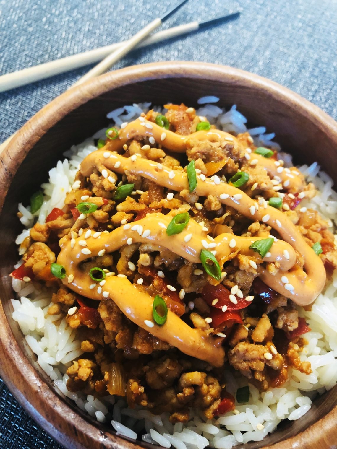 Spicy Korean Pork Rice Bowls - Cooks Well With Others