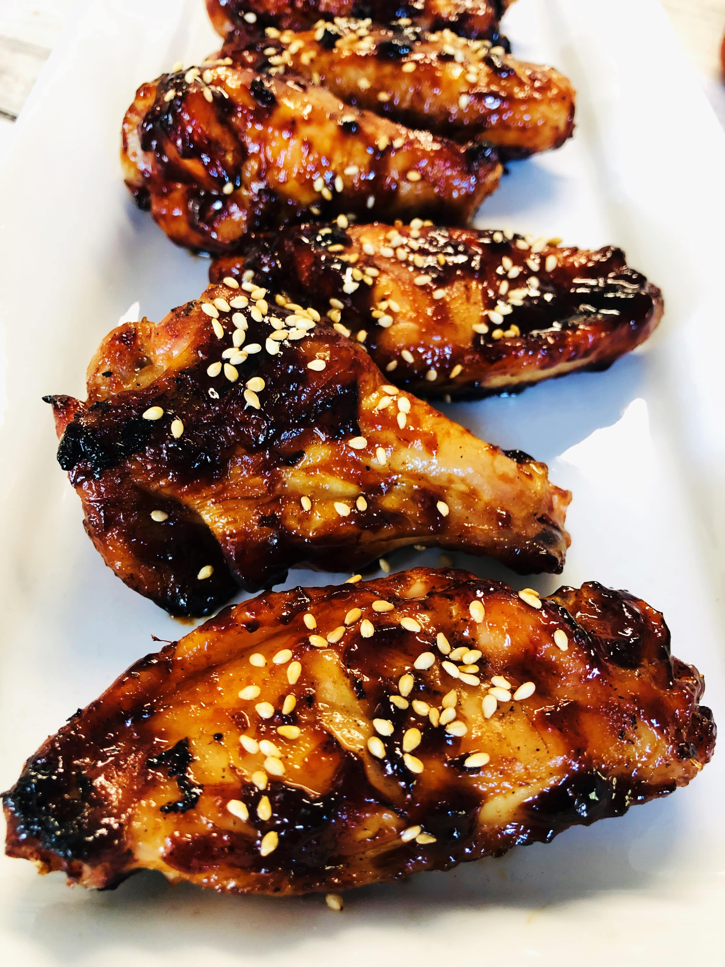 Sriracha Maple Chicken Wings - Cooks Well With Others