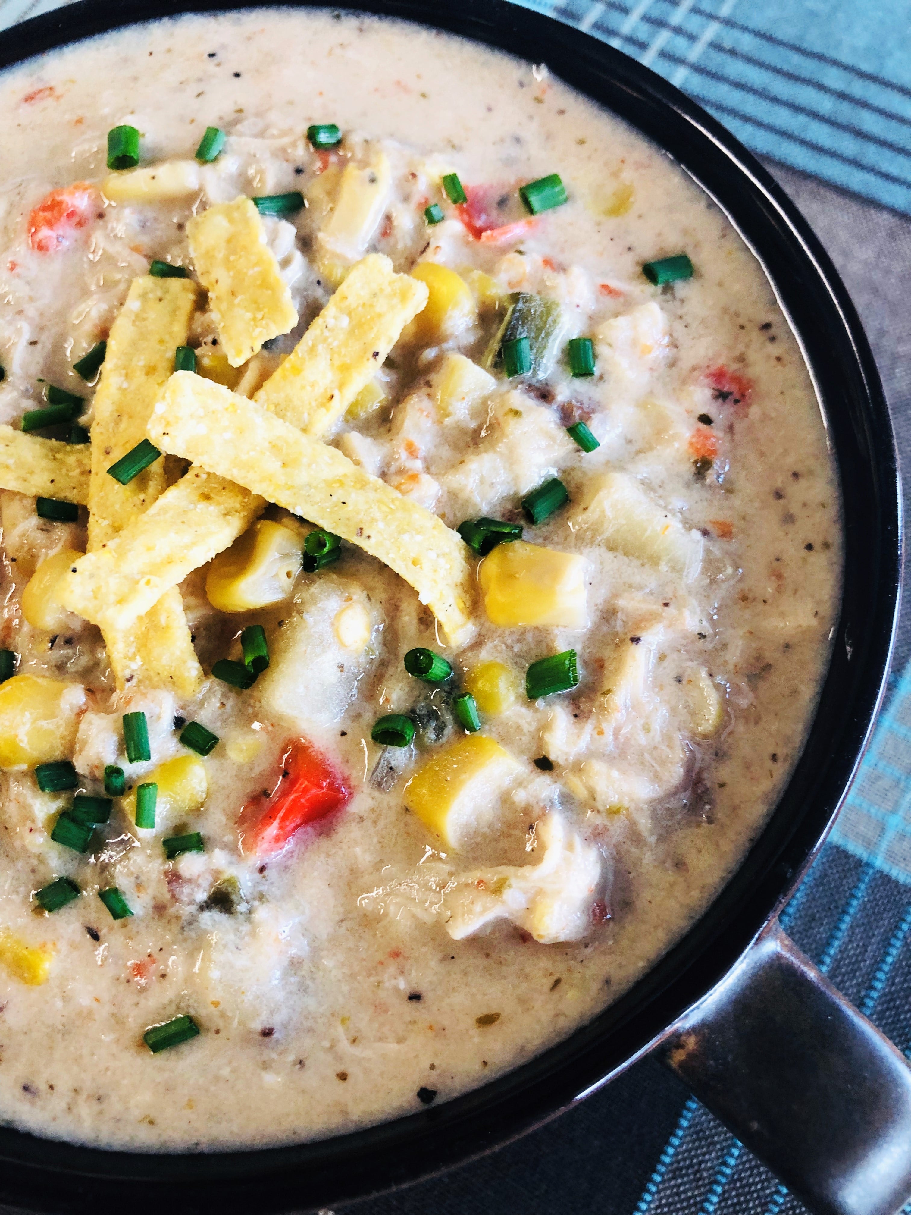 Slow Cooker Chicken Corn Chowder - Cooks Well With Others