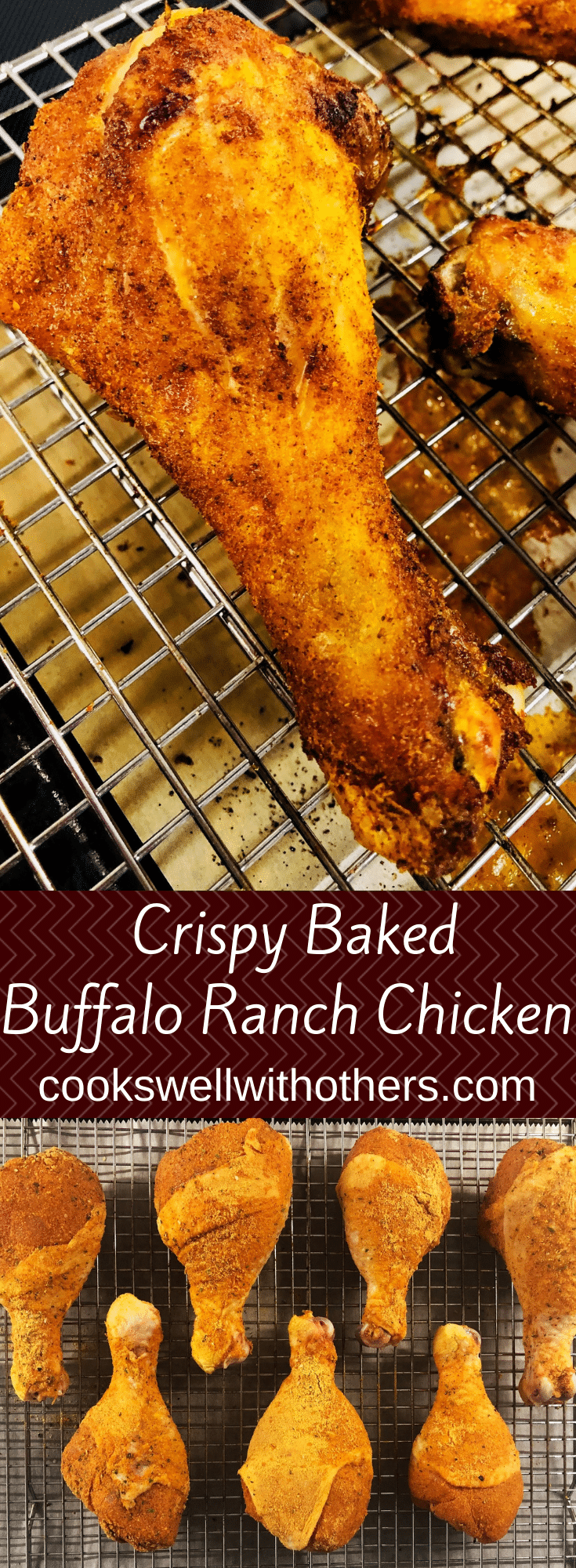 Crispy Baked Buffalo Ranch Chicken - Cooks Well With Others