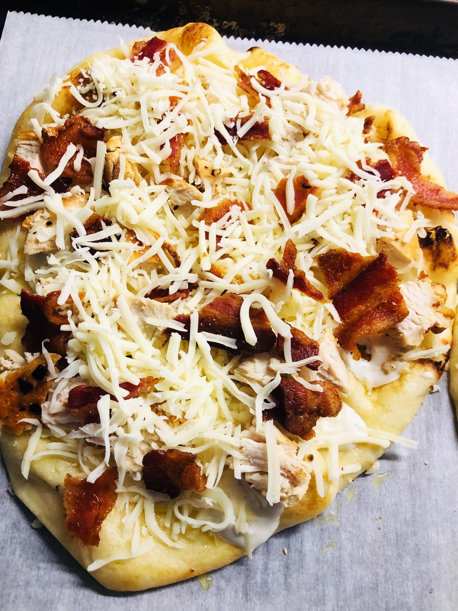 Chicken Bacon Ranch Flatbreads - Cooks Well With Others