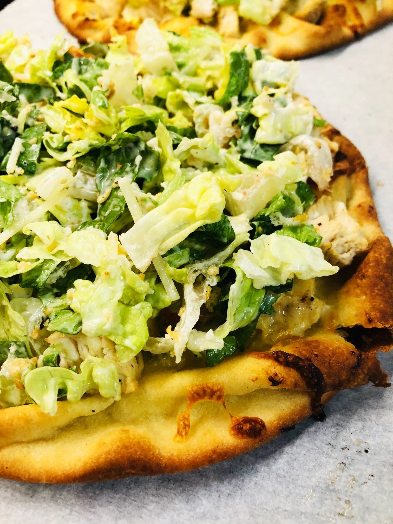 Chicken Caesar Flatbreads - Cooks Well With Others