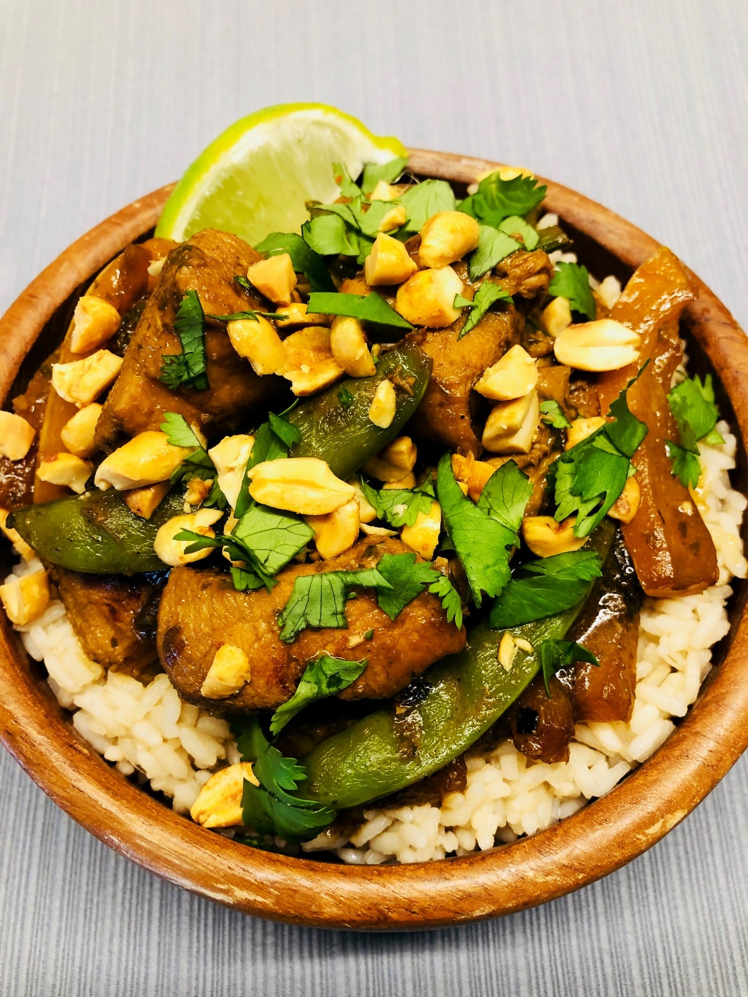 Green Curry Chicken and Rice Bowls - Cooks Well With Others