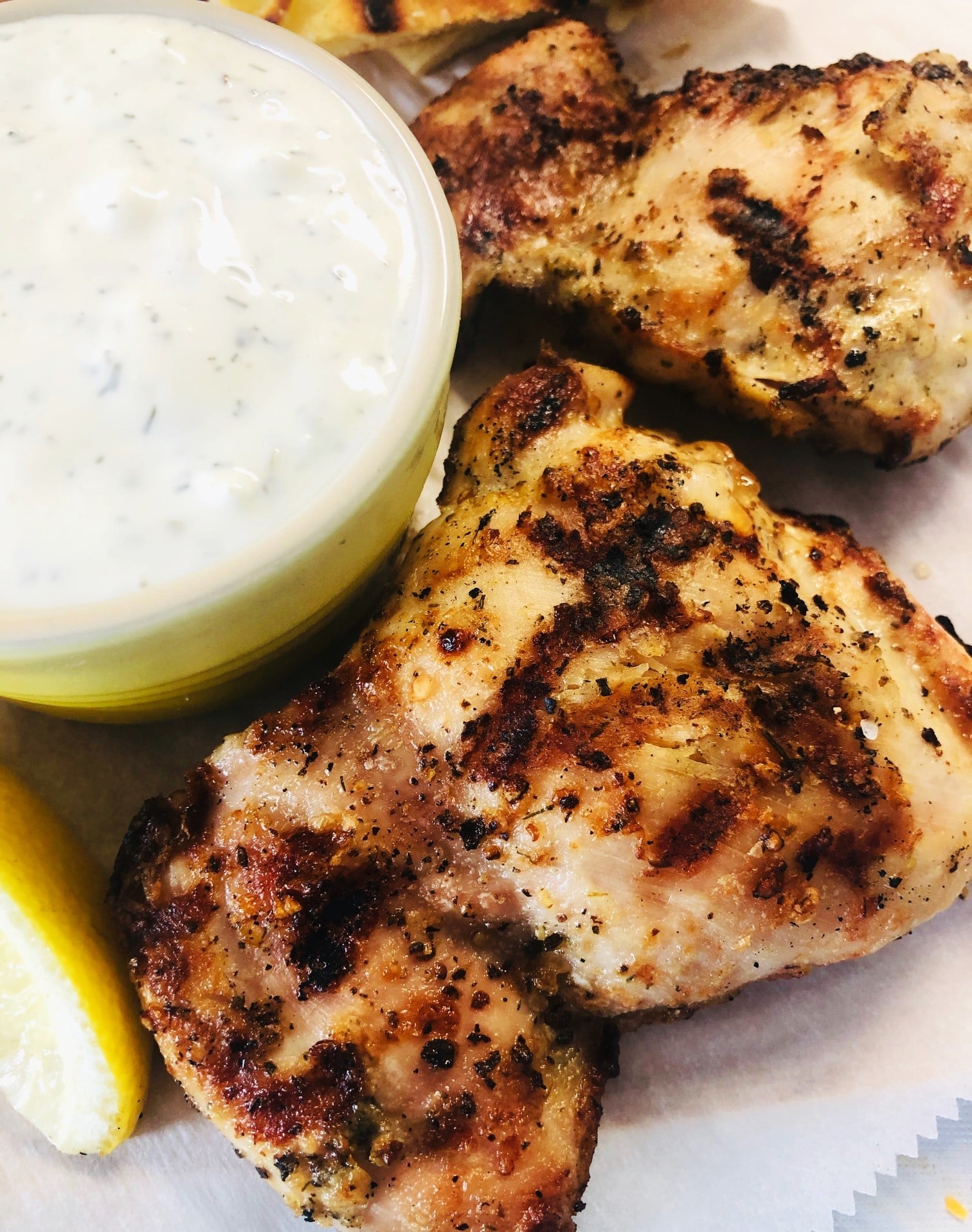Grilled Greek Lemon Chicken - Cooks Well With Others