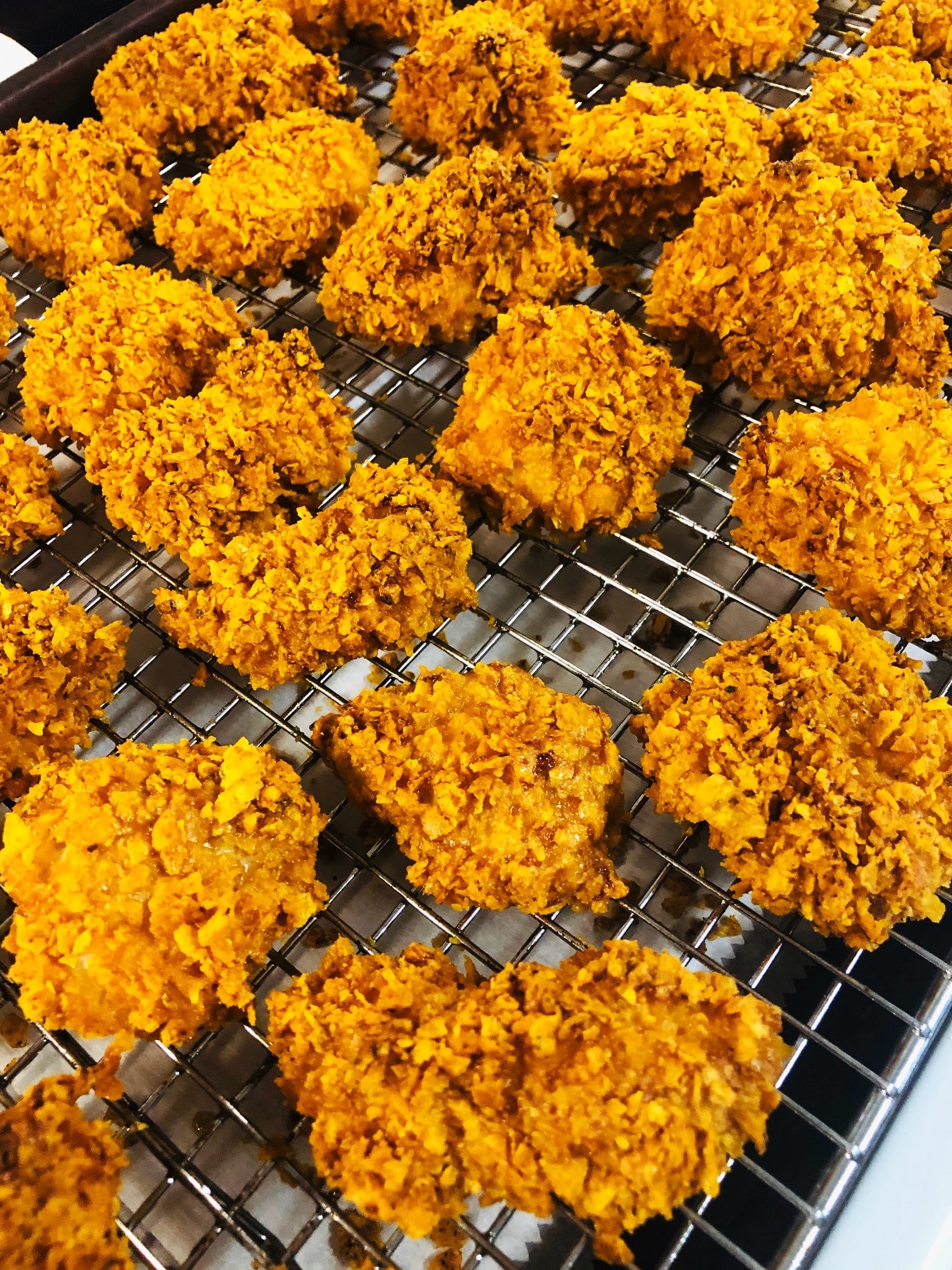 Sweet Chili Doritos Chicken Nuggets - Cooks Well With Others