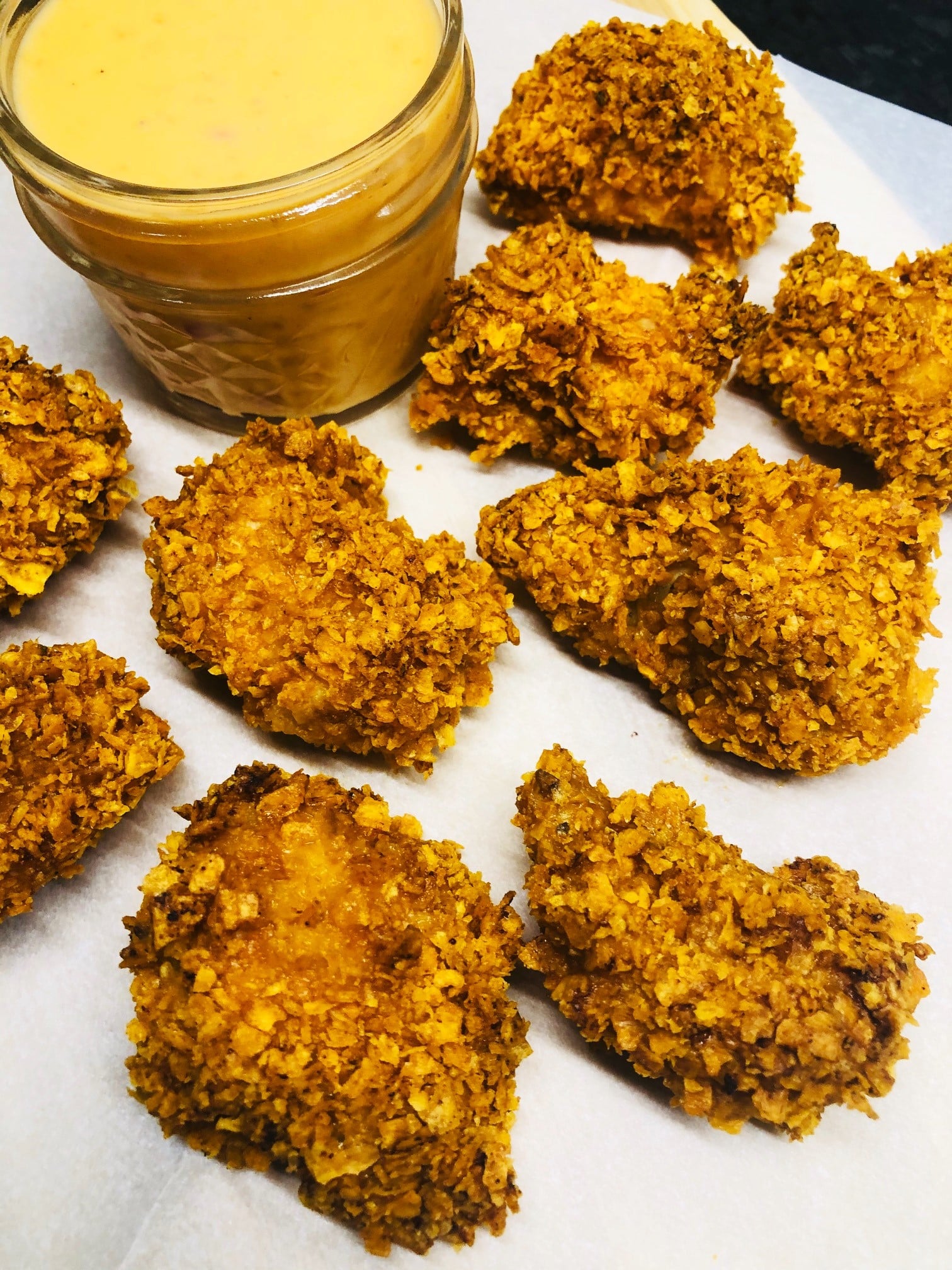 Sweet Chili Doritos Chicken Nuggets - Cooks Well With Others