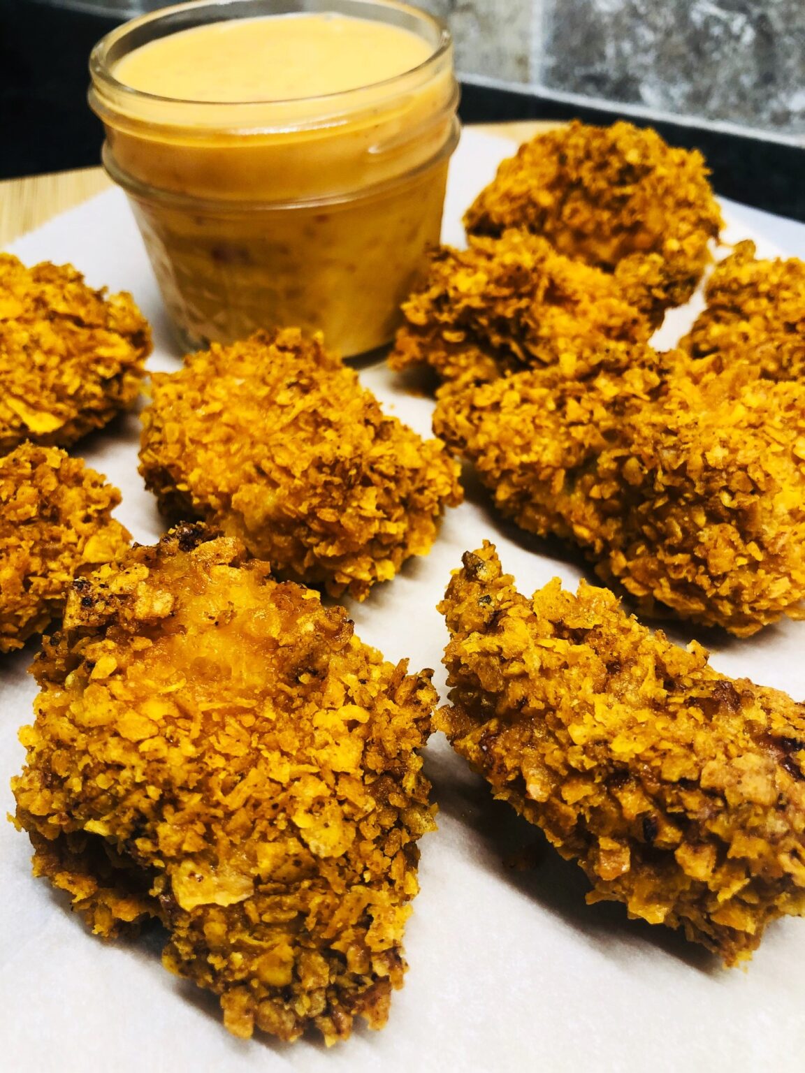 Sweet Chili Doritos Chicken Nuggets - Cooks Well With Others