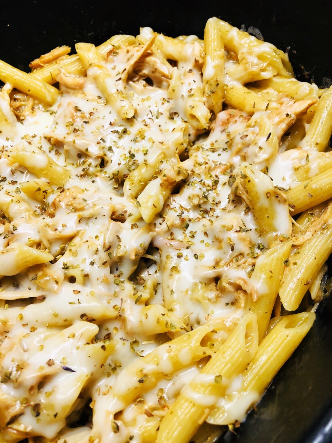 Slow Cooker Chicken Pesto Pasta - Cooks Well With Others
