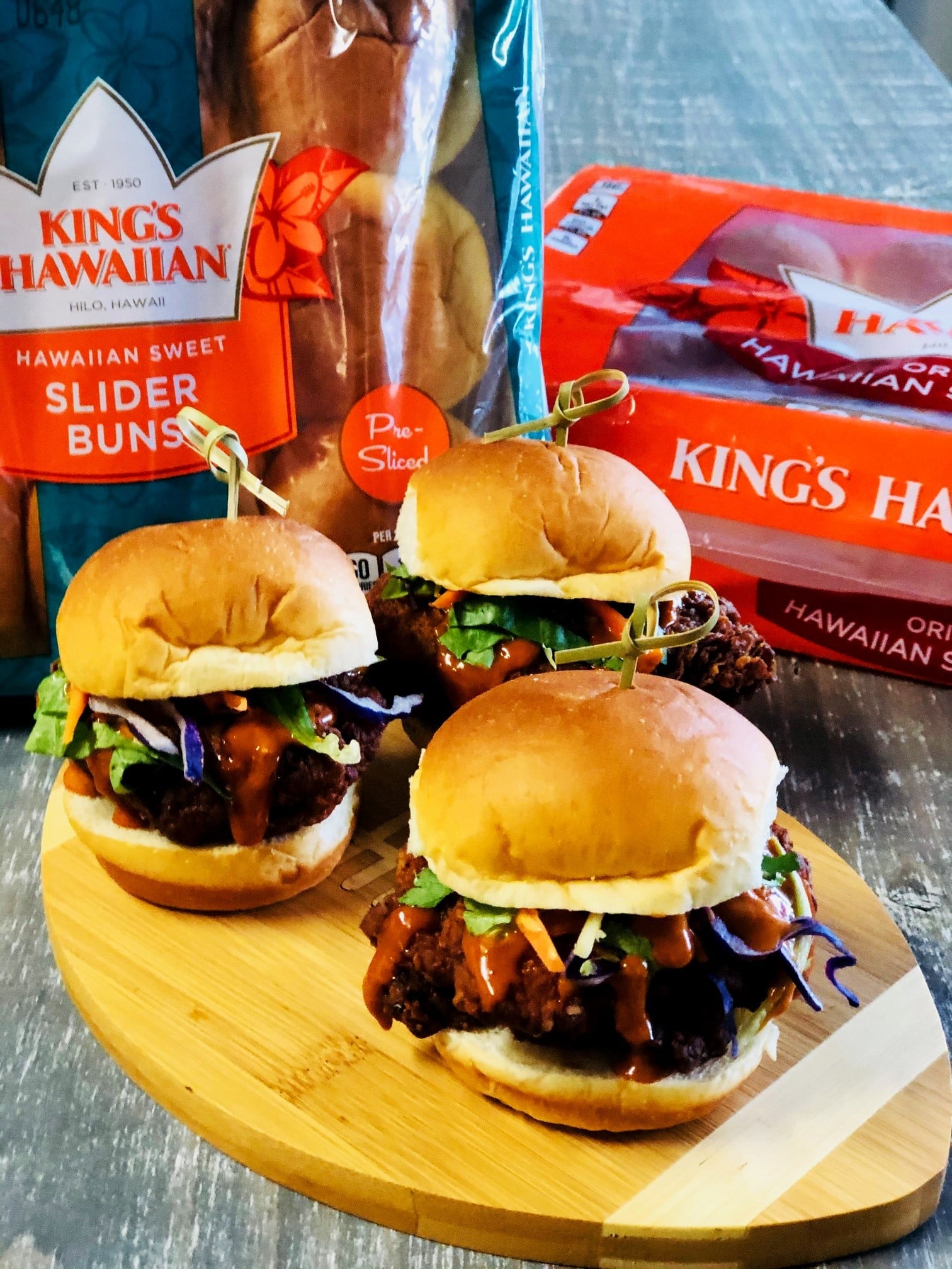 Spicy Korean Chicken Sliders - Cooks Well With Others