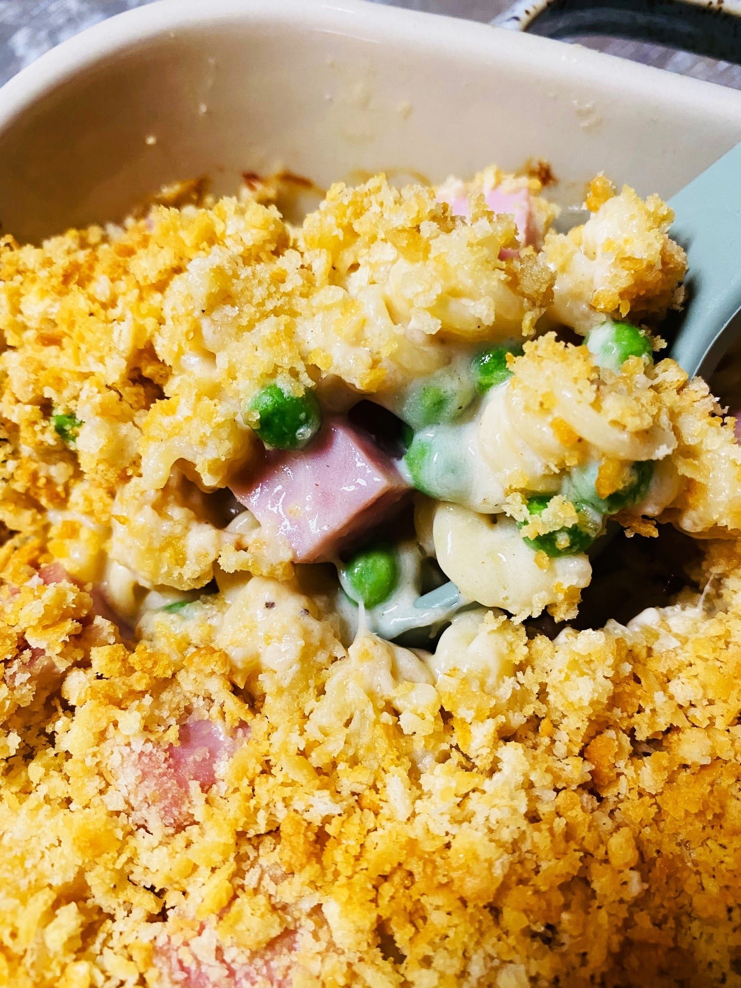 Cheesy Baked Pasta with Ham - Cooks Well With Others