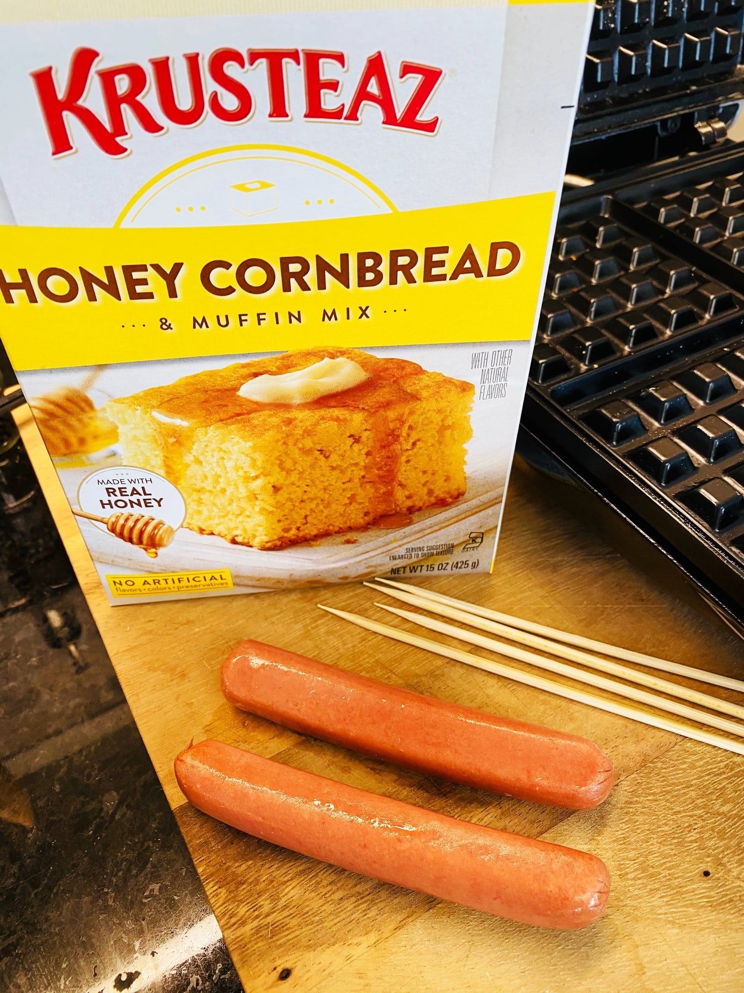 Waffle Corn Dogs - Cooks Well With Others