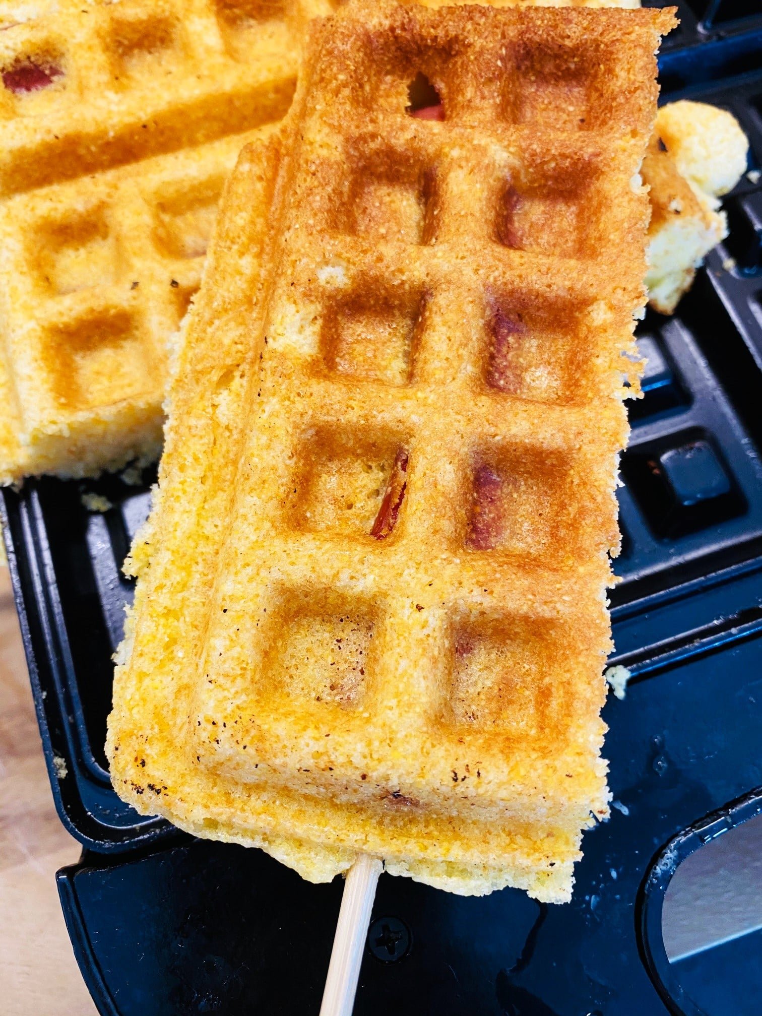 Waffle Corn Dogs - Cooks Well With Others