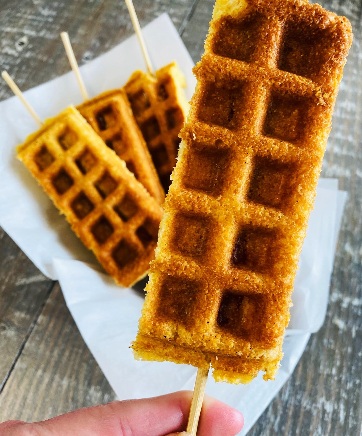 Waffle Corn Dogs - Cooks Well With Others