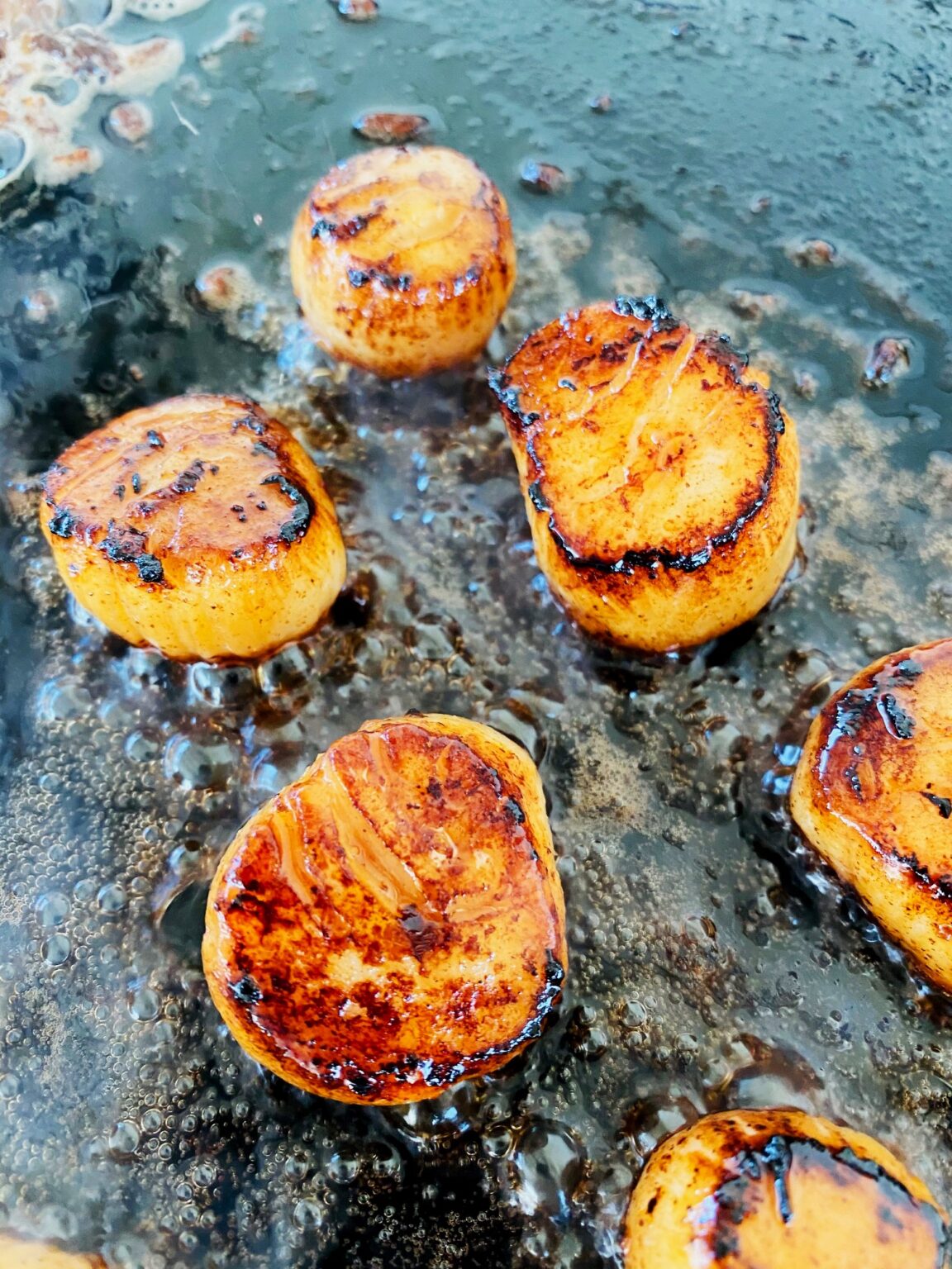 Hibachi Scallops and Bacon Fried Rice - Cooks Well With Others