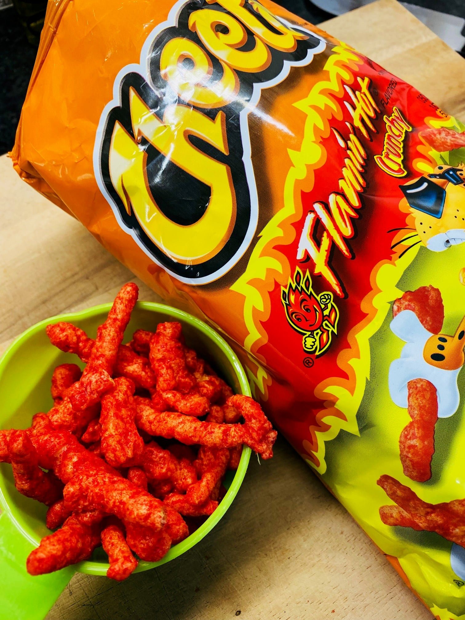 Flaming Hot Cheeto Cheese Sticks - Cooks Well With Others