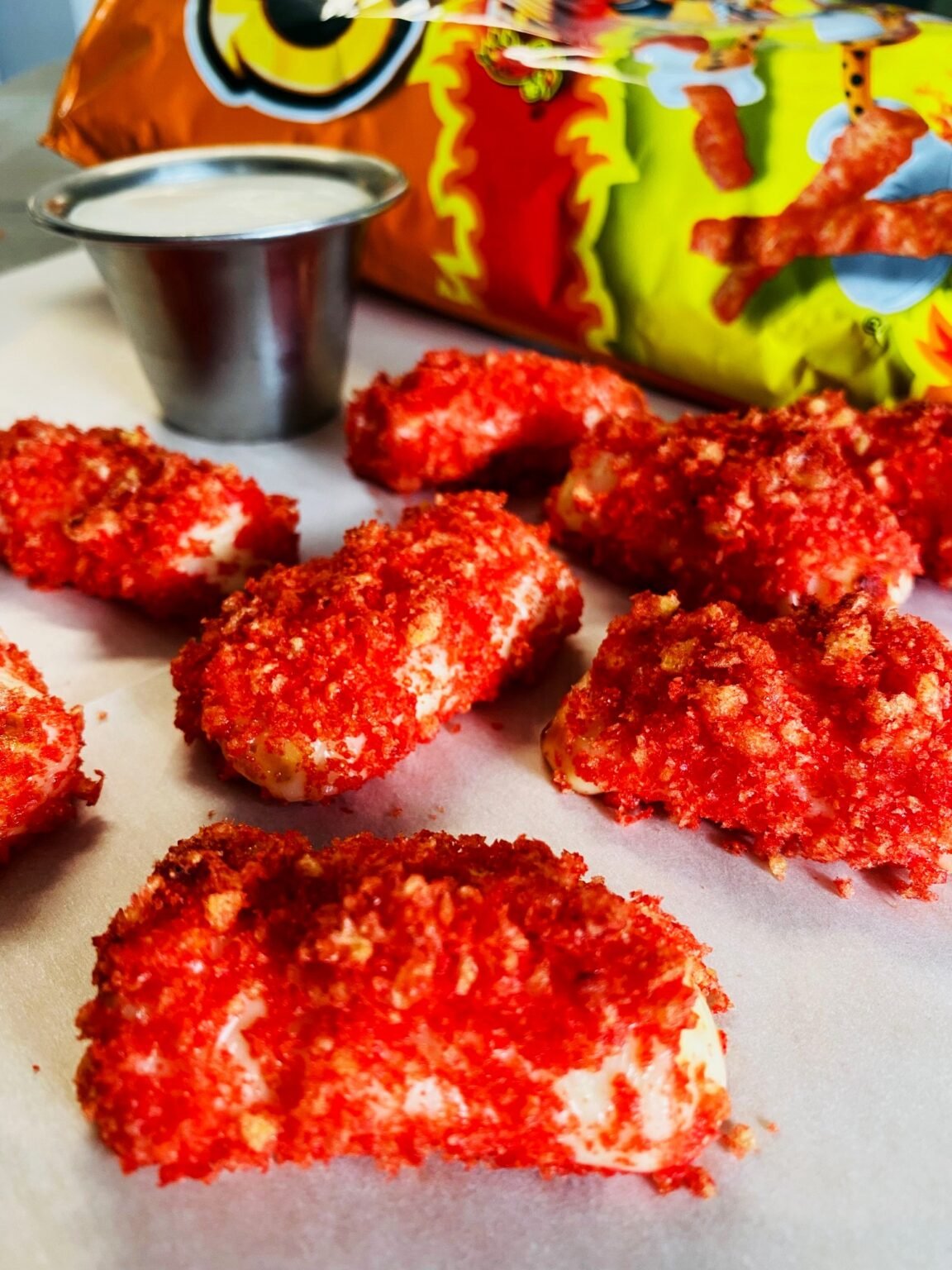 Flaming Hot Cheeto Cheese Sticks - Cooks Well With Others