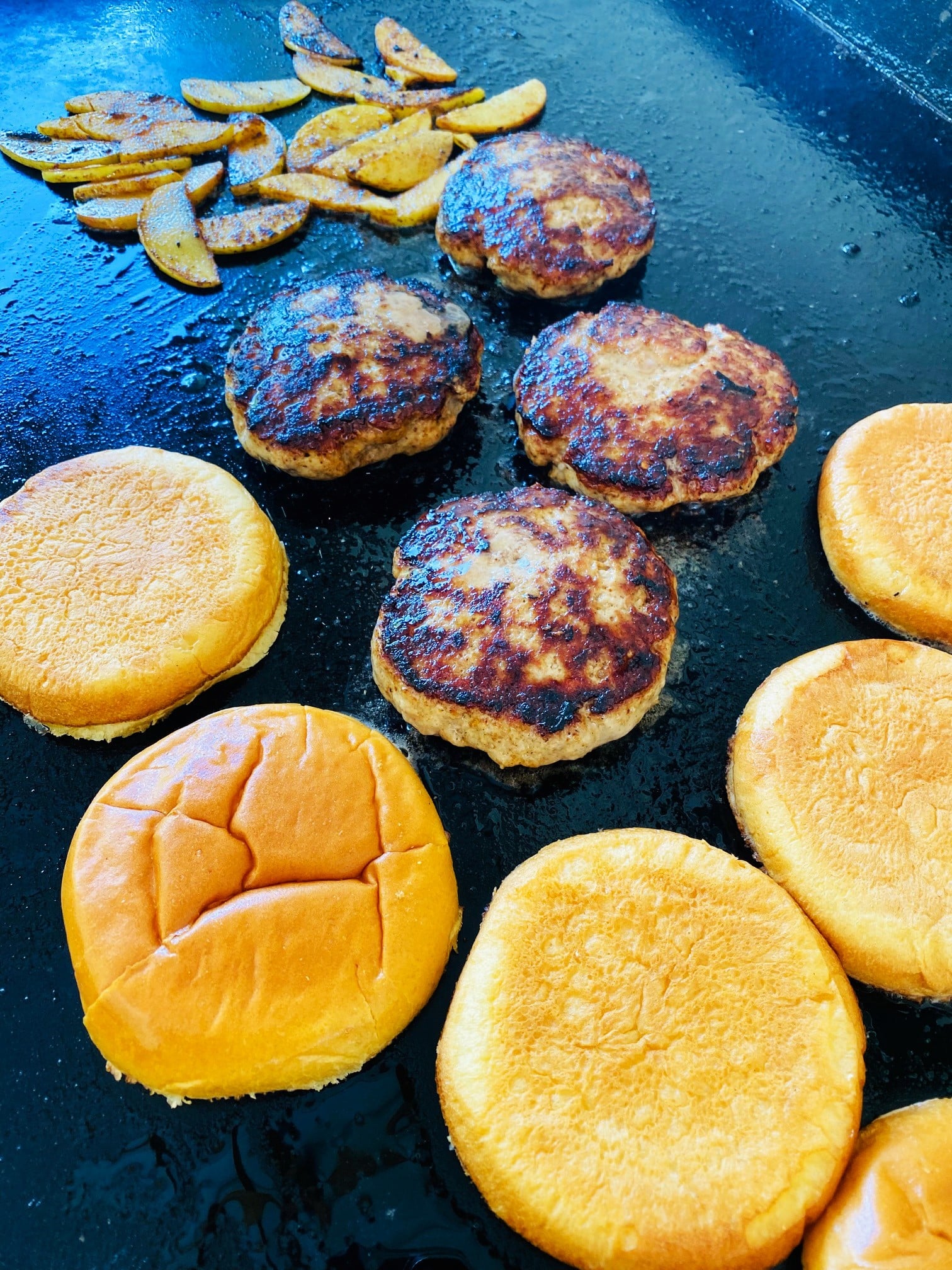Pork Burgers with Apple and Gouda - Cooks Well With Others