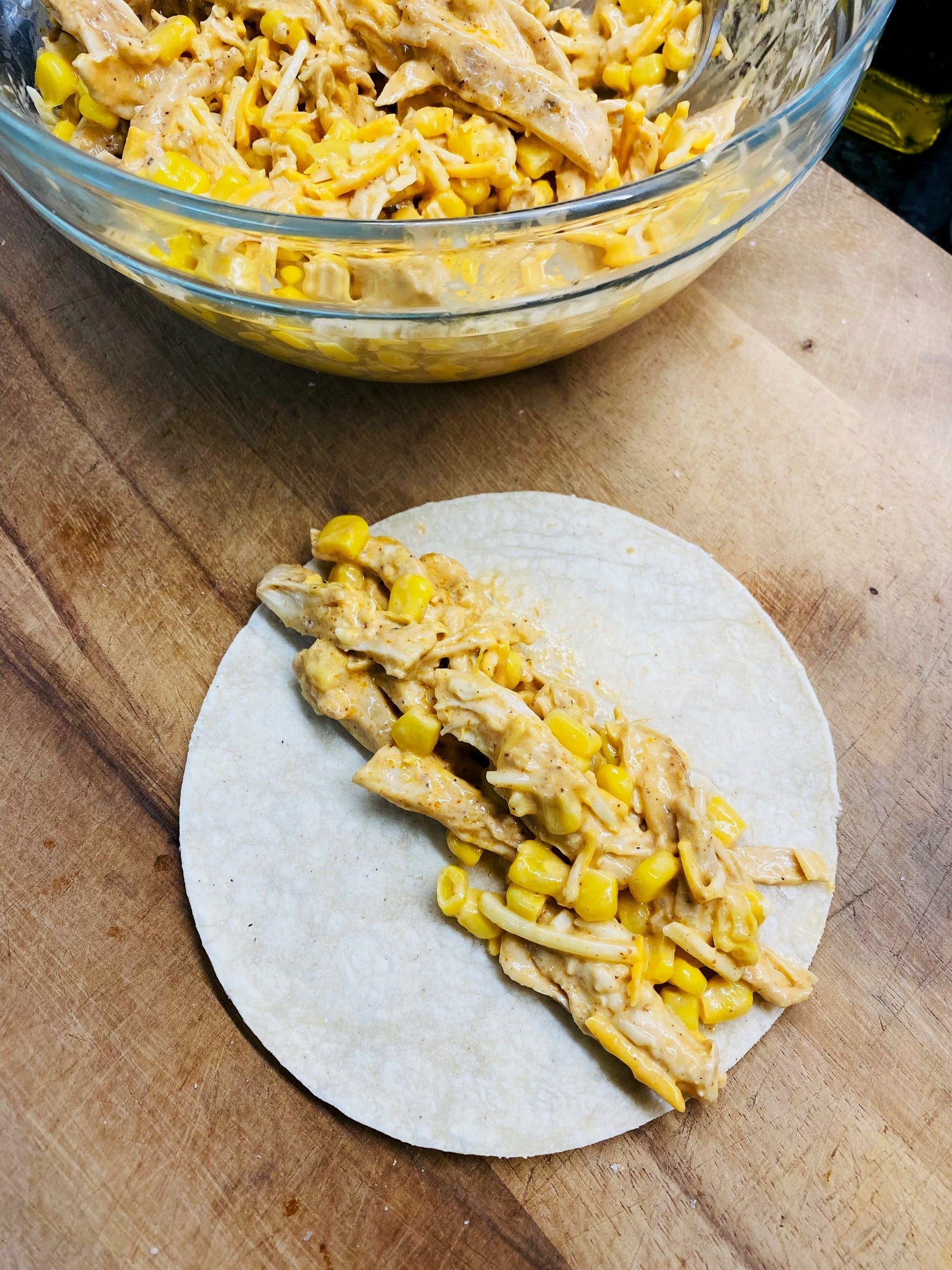 Mexican Street Corn Chicken Enchiladas - Cooks Well With Others