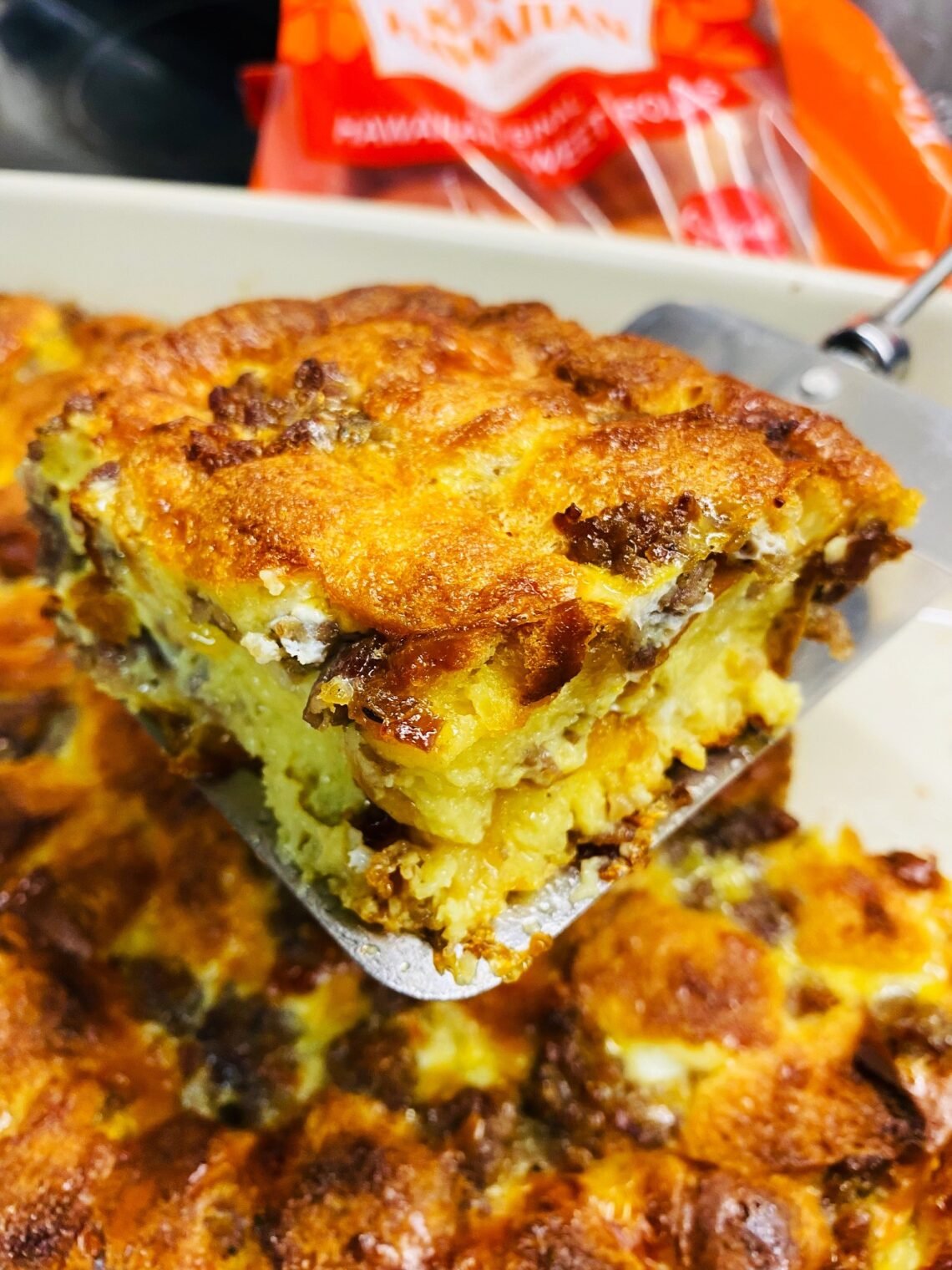 King's Hawaiian Maple Breakfast Casserole - Cooks Well With Others