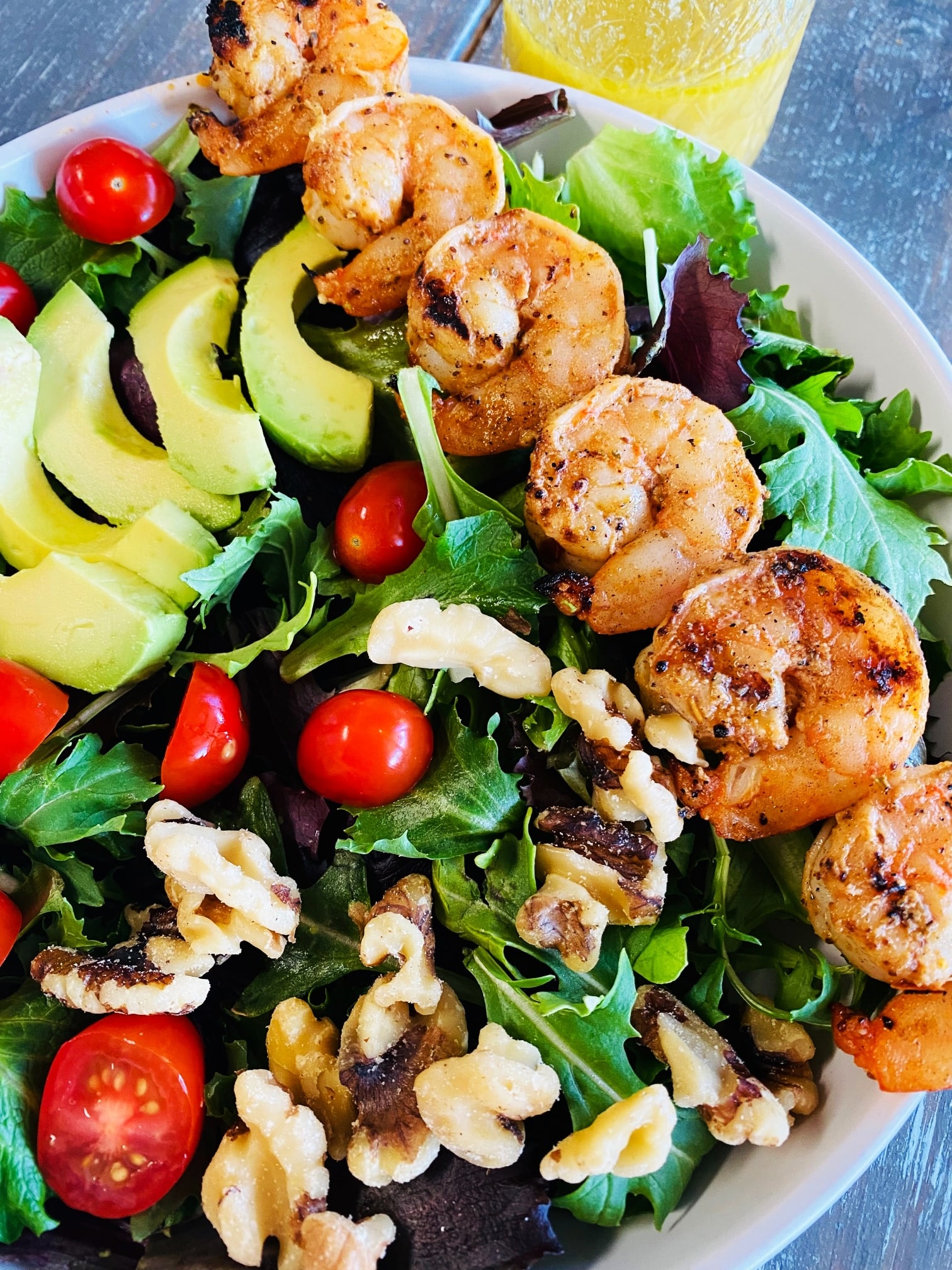 Ginger Lime Shrimp Salad - Cooks Well With Others