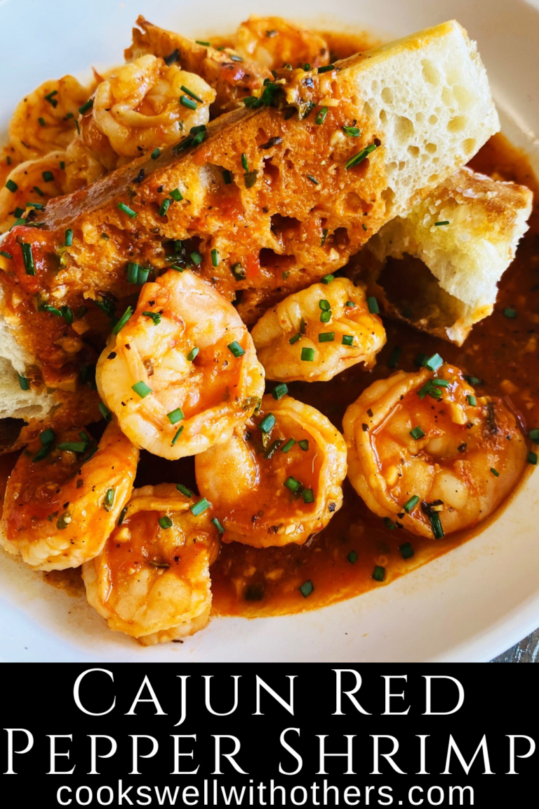 Cajun Red Pepper Shrimp - Cooks Well With Others