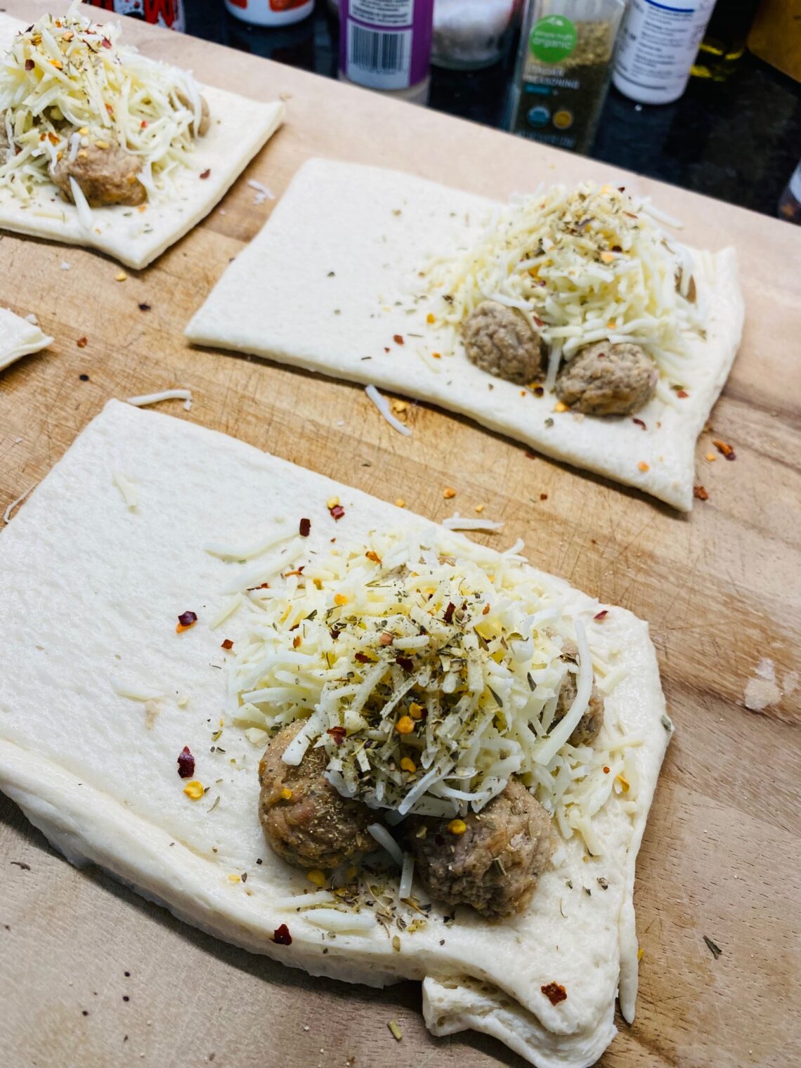 Easy Cheesy Meatball Calzones - Cooks Well With Others