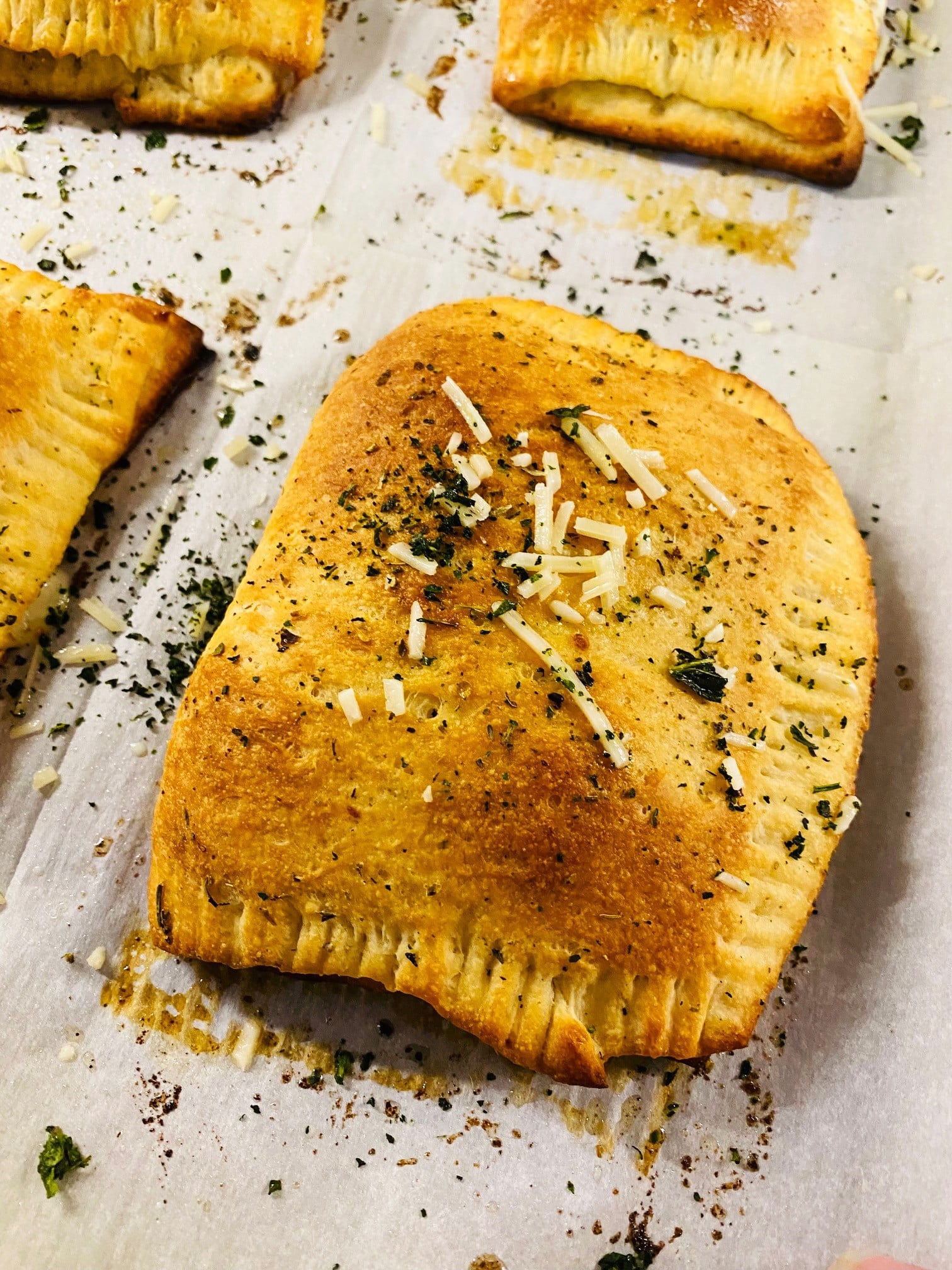 Easy Cheesy Meatball Calzones - Cooks Well With Others