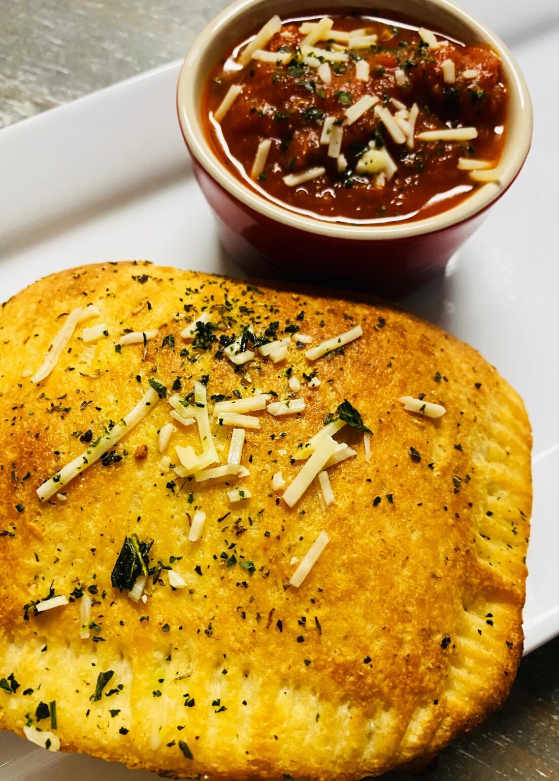 Easy Cheesy Meatball Calzones - Cooks Well With Others