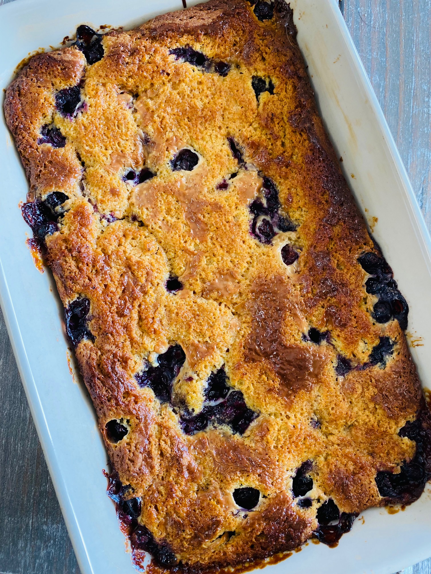 Blueberry Lemon Butter Cake - Cooks Well With Others