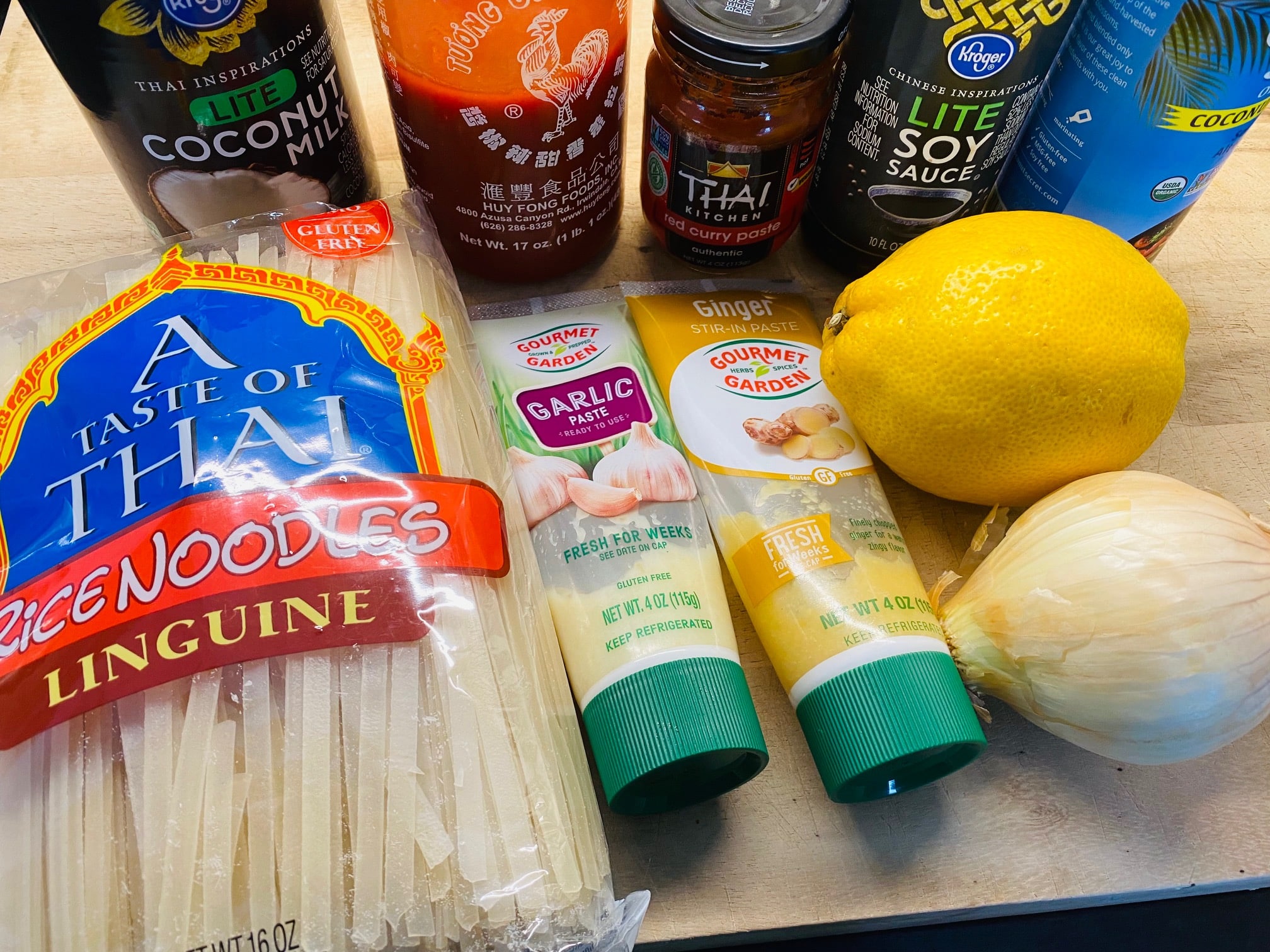 Red Curry Shrimp Noodles - Cooks Well With Others