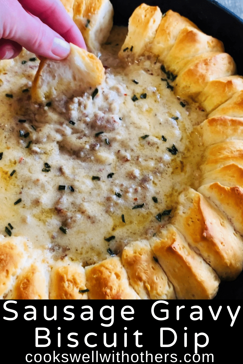 Sausage Gravy Biscuit Dip - Cooks Well With Others