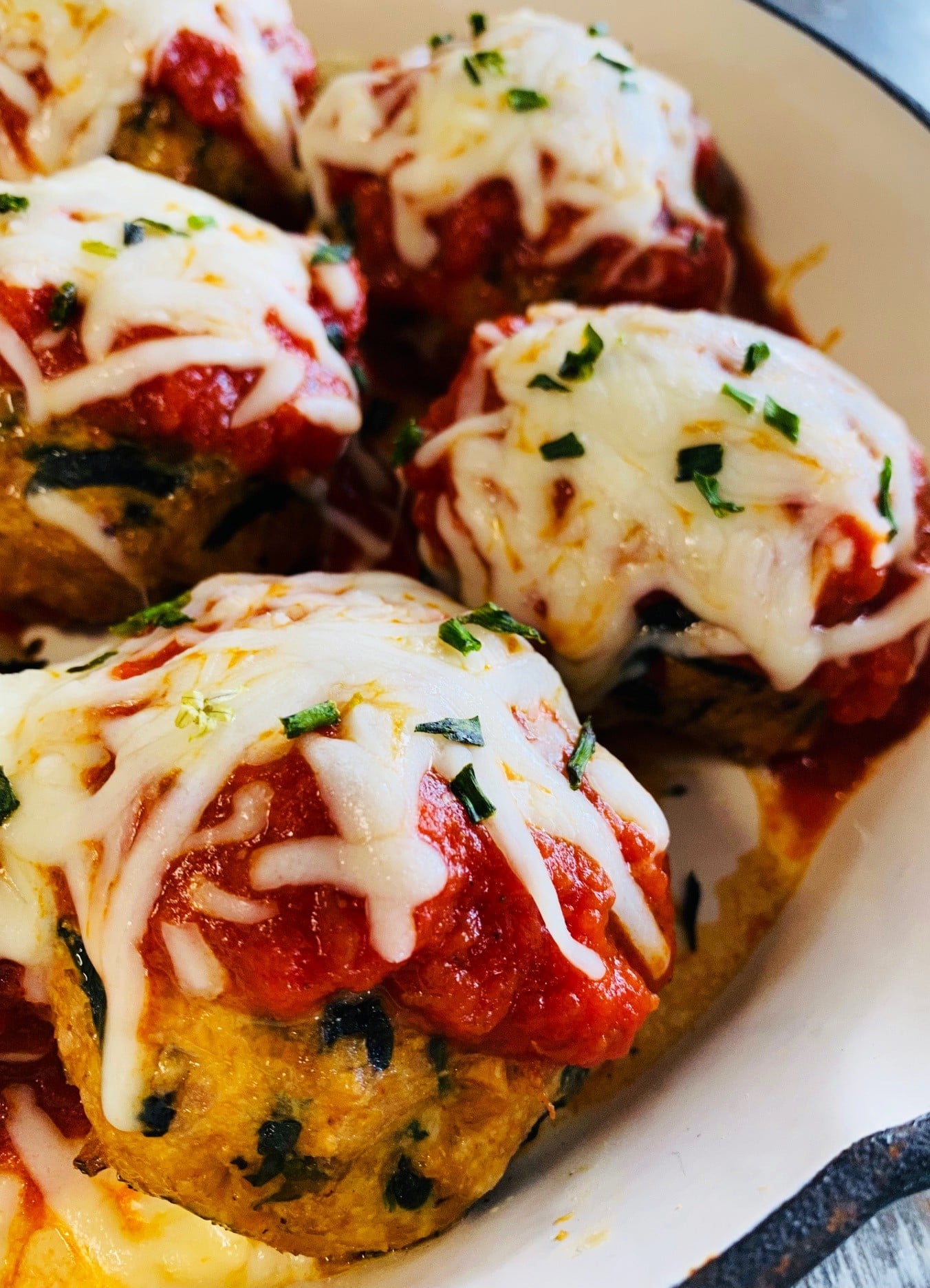 Spinach Ricotta Chicken Meatballs - Cooks Well With Others