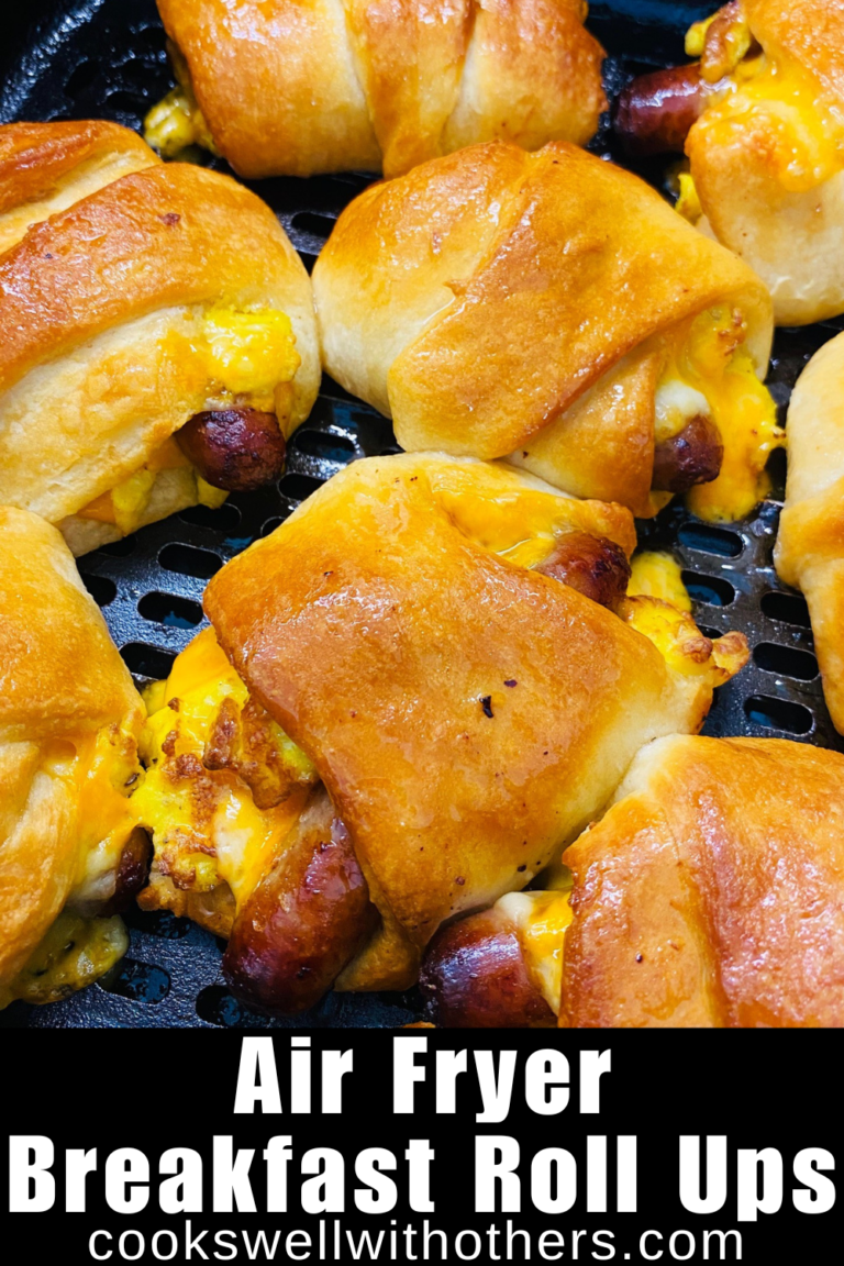 Air Fryer Breakfast Roll Ups - Cooks Well With Others