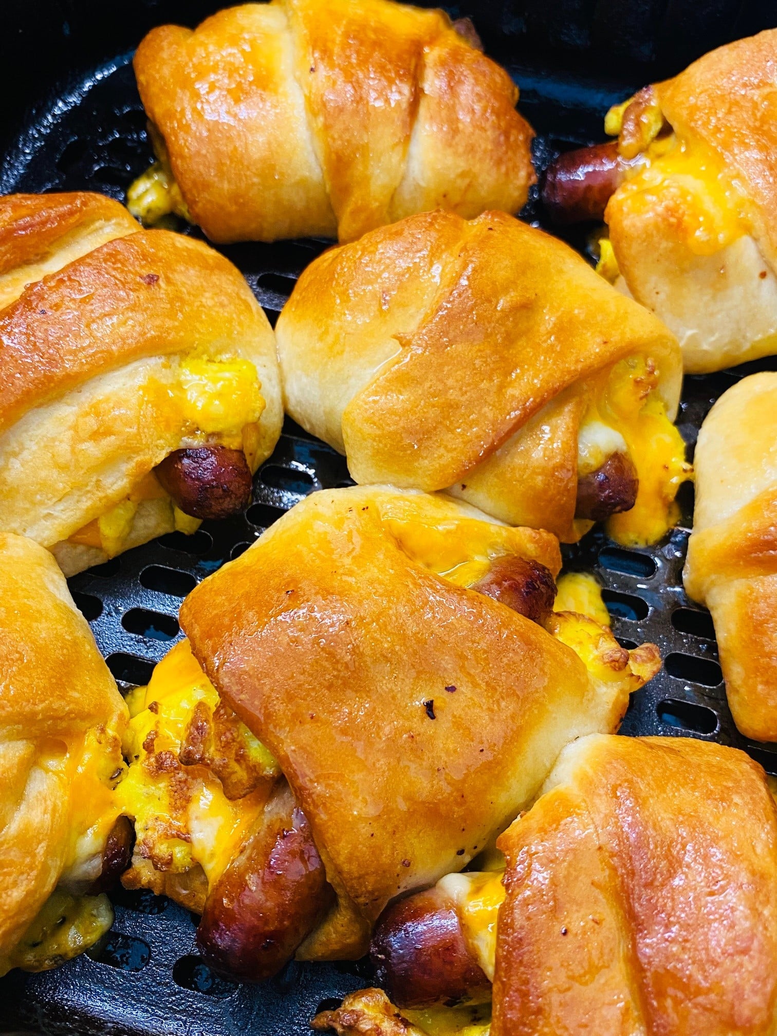 Air Fryer Breakfast Roll Ups - Cooks Well With Others