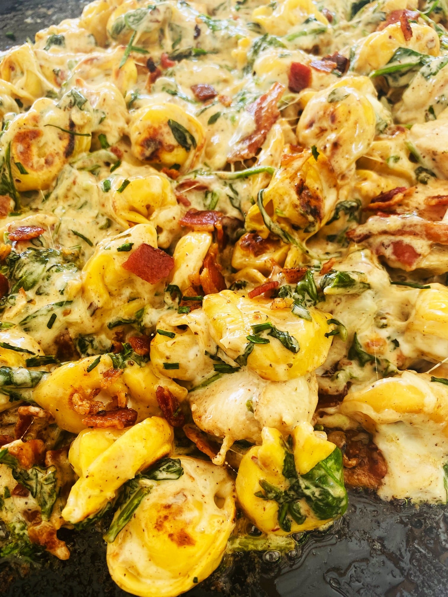 Blackstone Chicken Bacon Ranch Tortellini - Cooks Well With Others