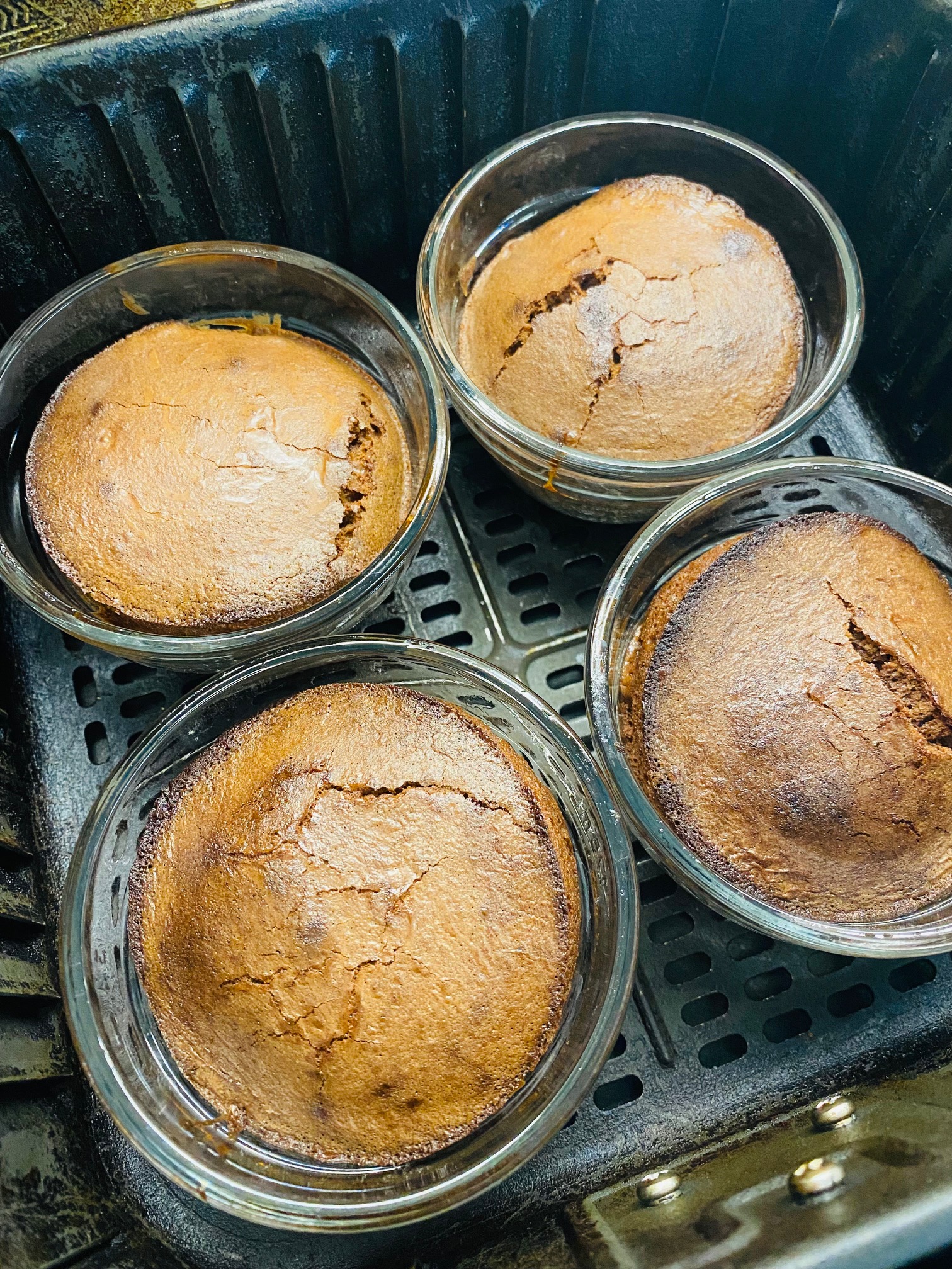 Air Fryer Lava Cakes - Cooks Well With Others