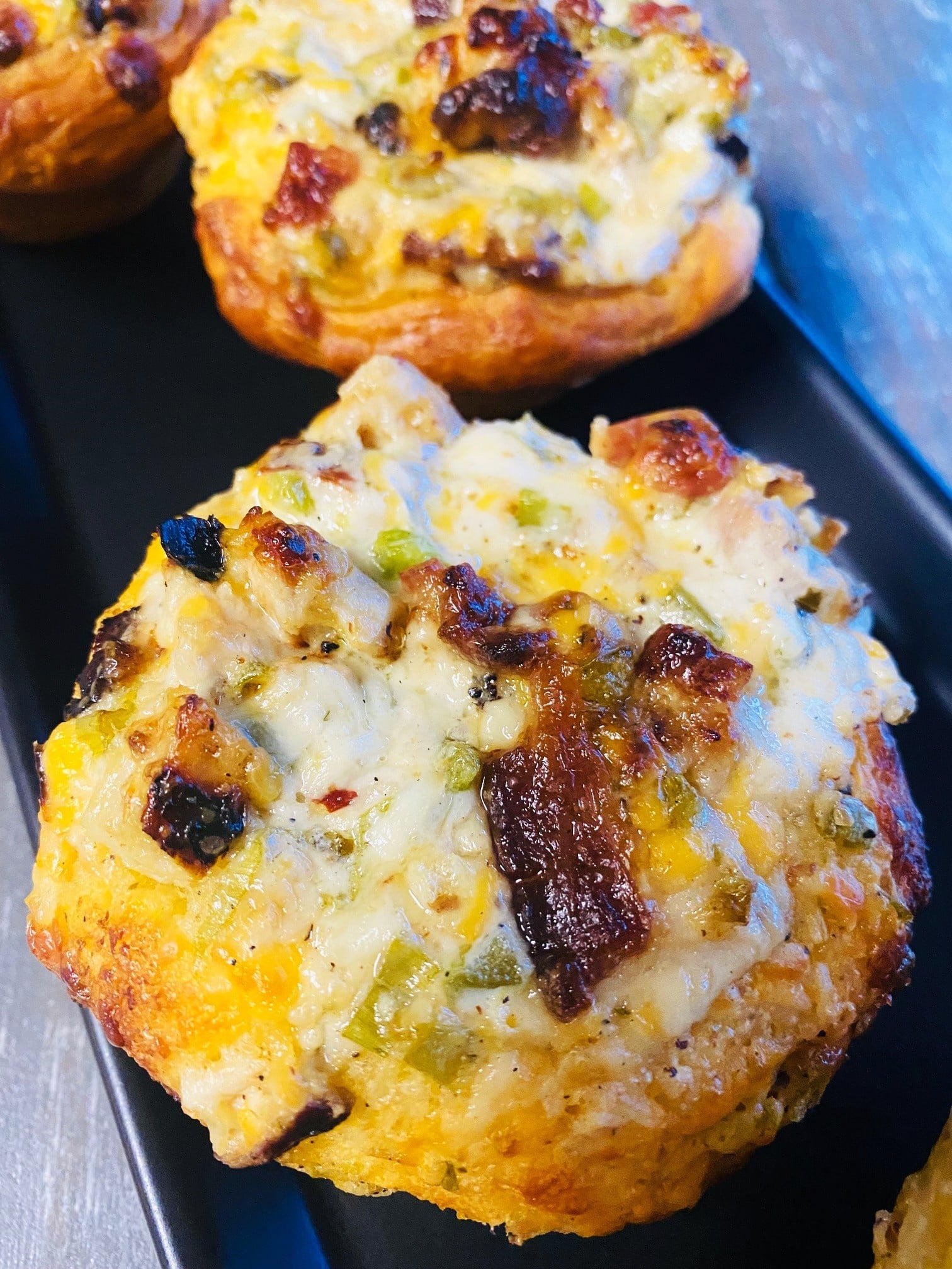 Jalapeno Popper Chicken Biscuit Cups - Cooks Well With Others
