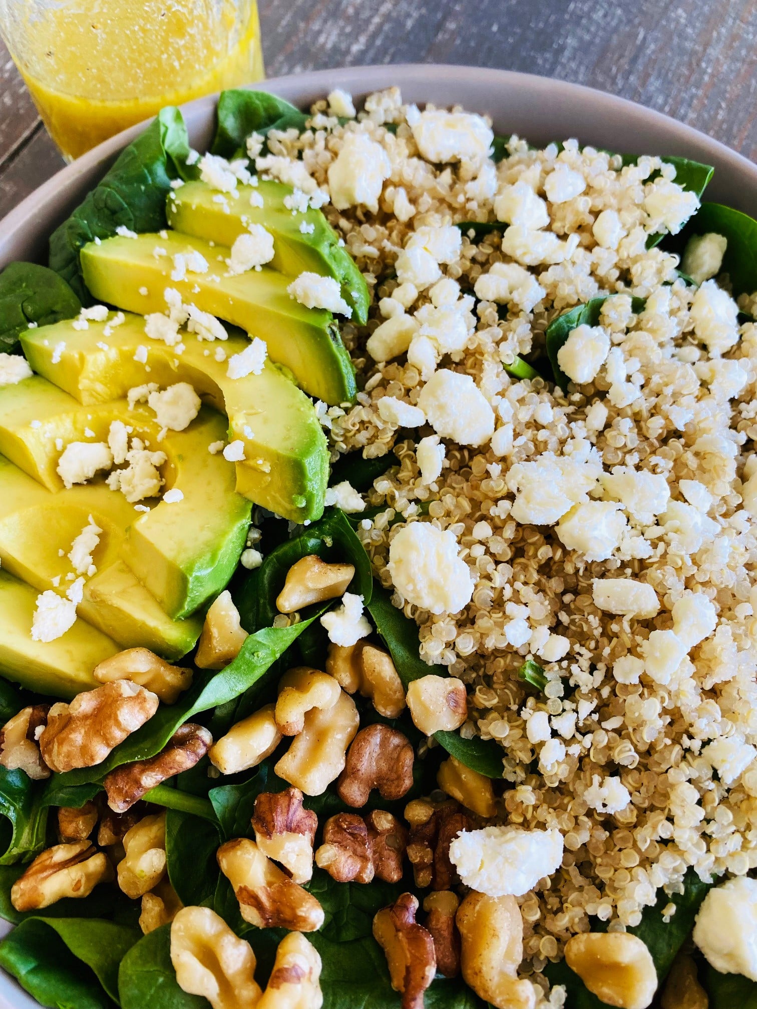 Spinach Quinoa Glow Bowls - Cooks Well With Others