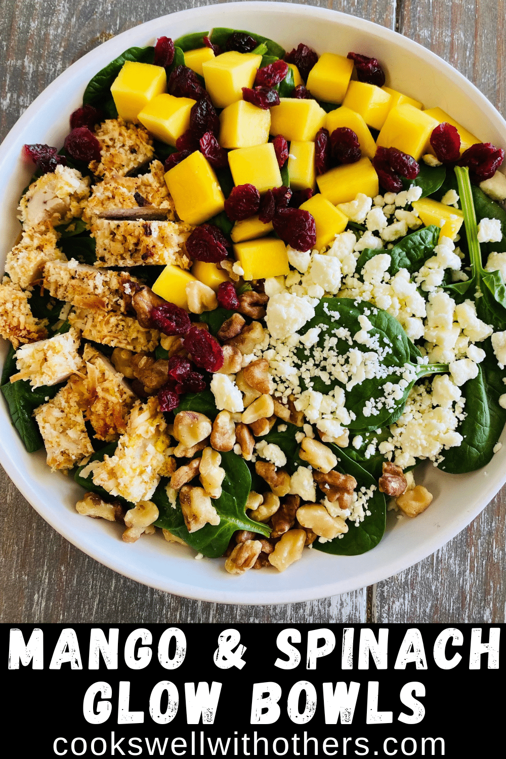 Mango and Spinach Glow Bowls - Cooks Well With Others