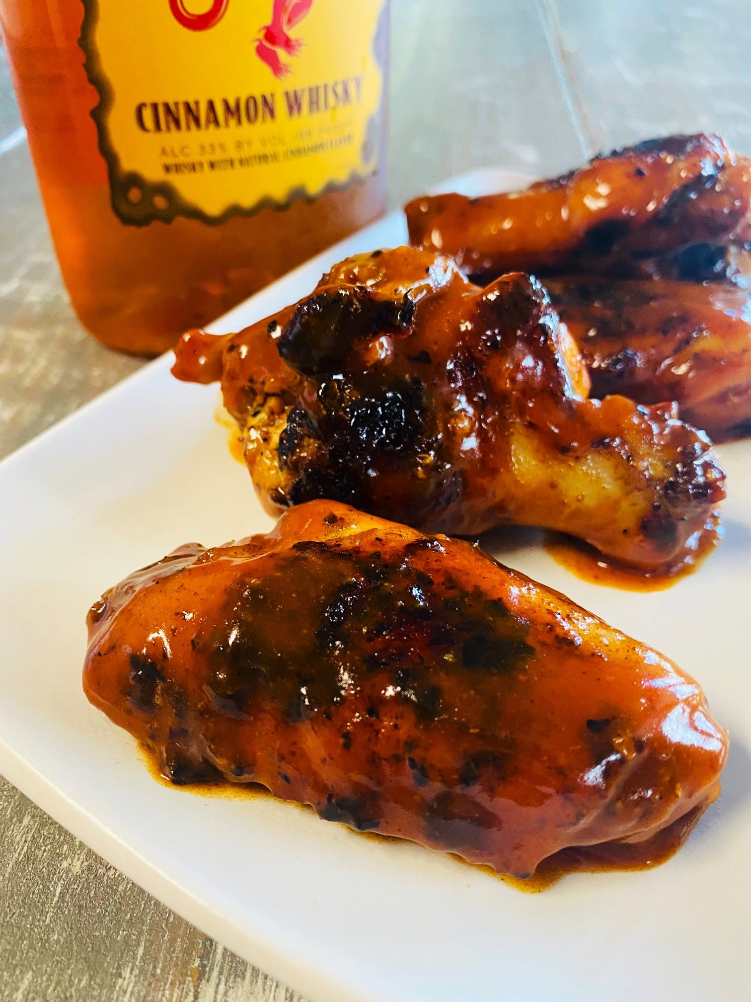 Honey Cinnamon Fireball Wings - Cooks Well With Others