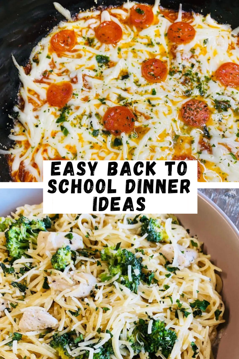 Easy Back to School Dinner Ideas - Cooks Well With Others