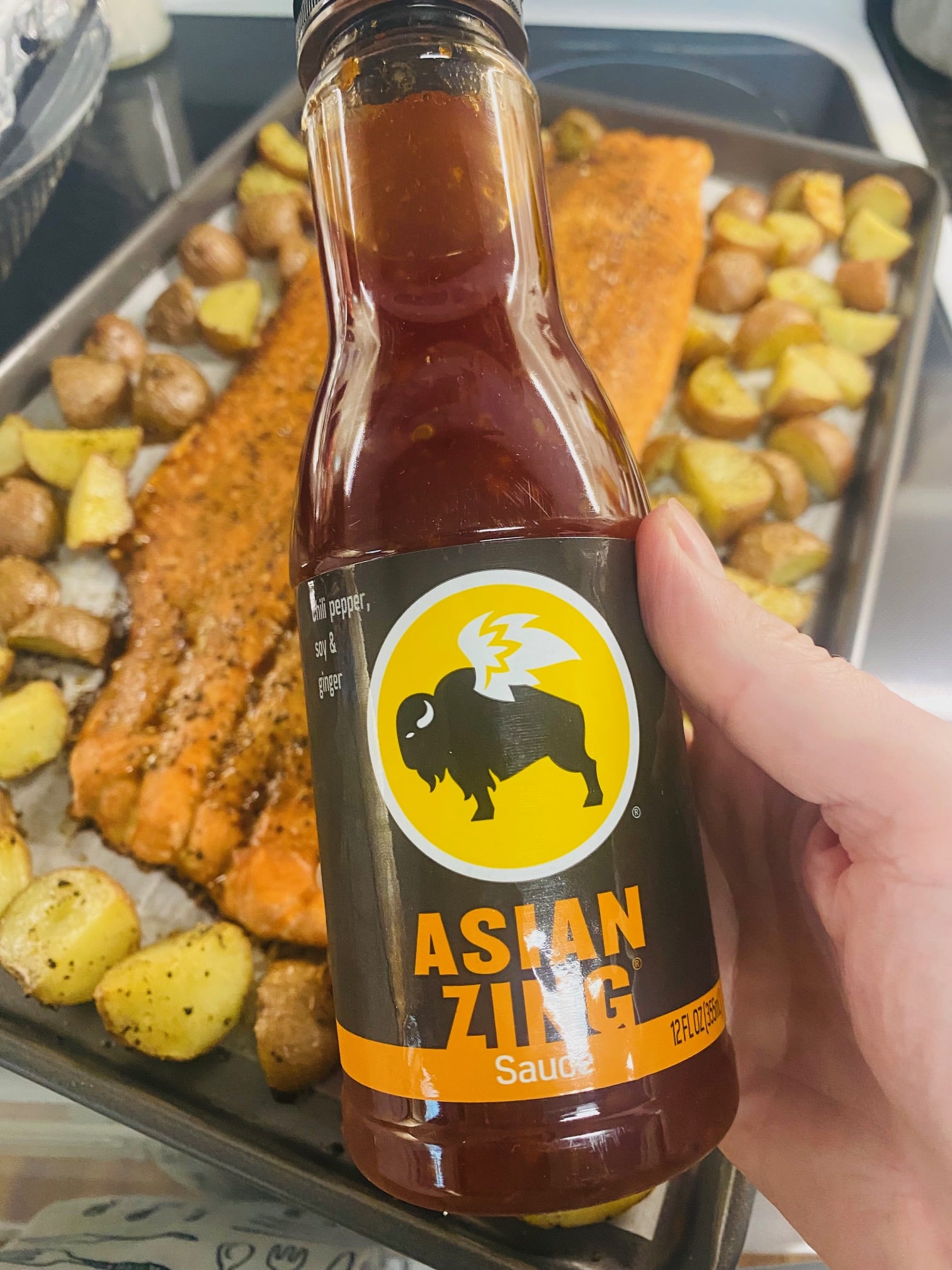 Asian Zing Salmon and Potatoes - Cooks Well With Others