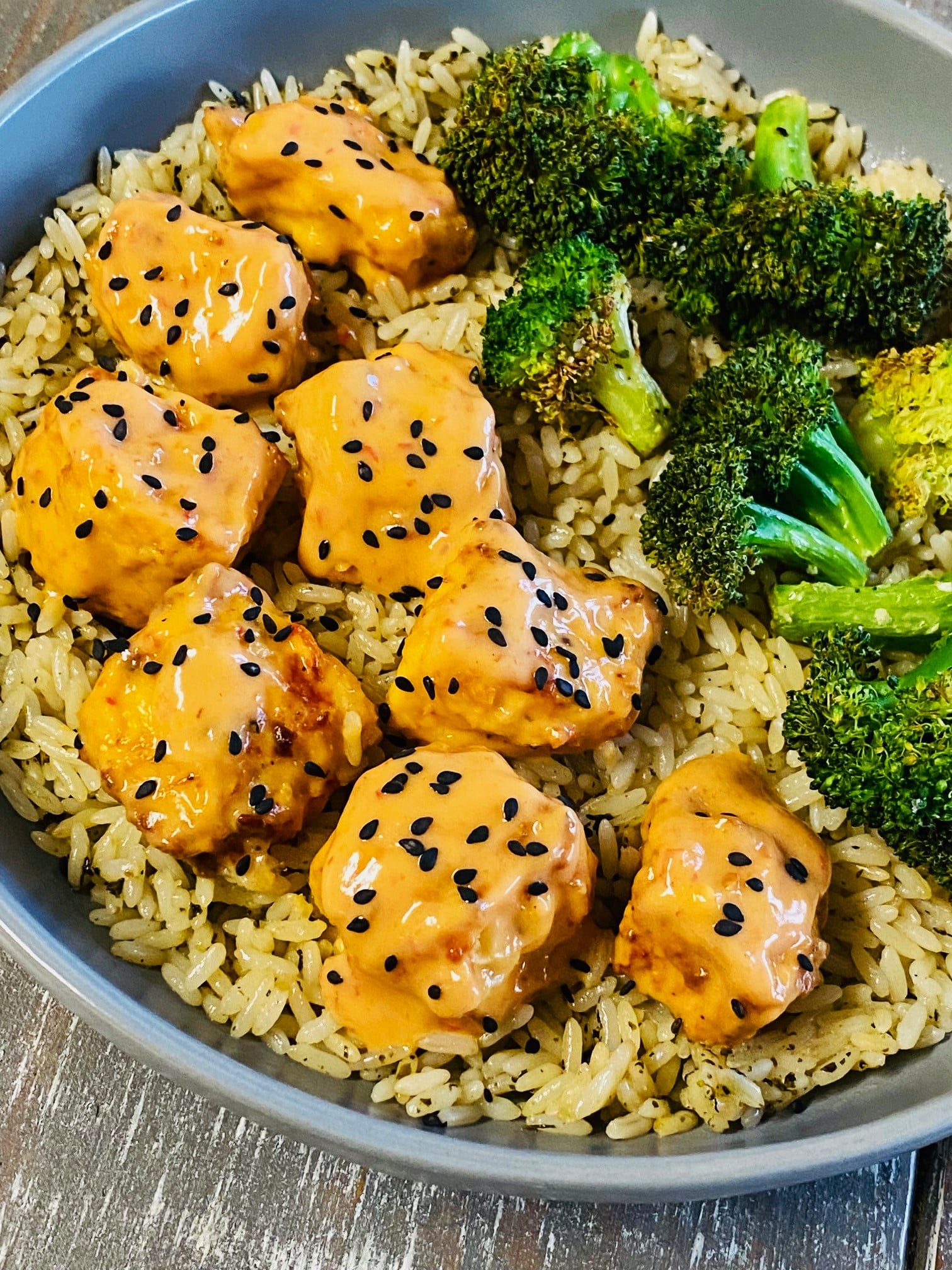 Bang Bang Mahi Mahi Bowls - Cooks Well With Others