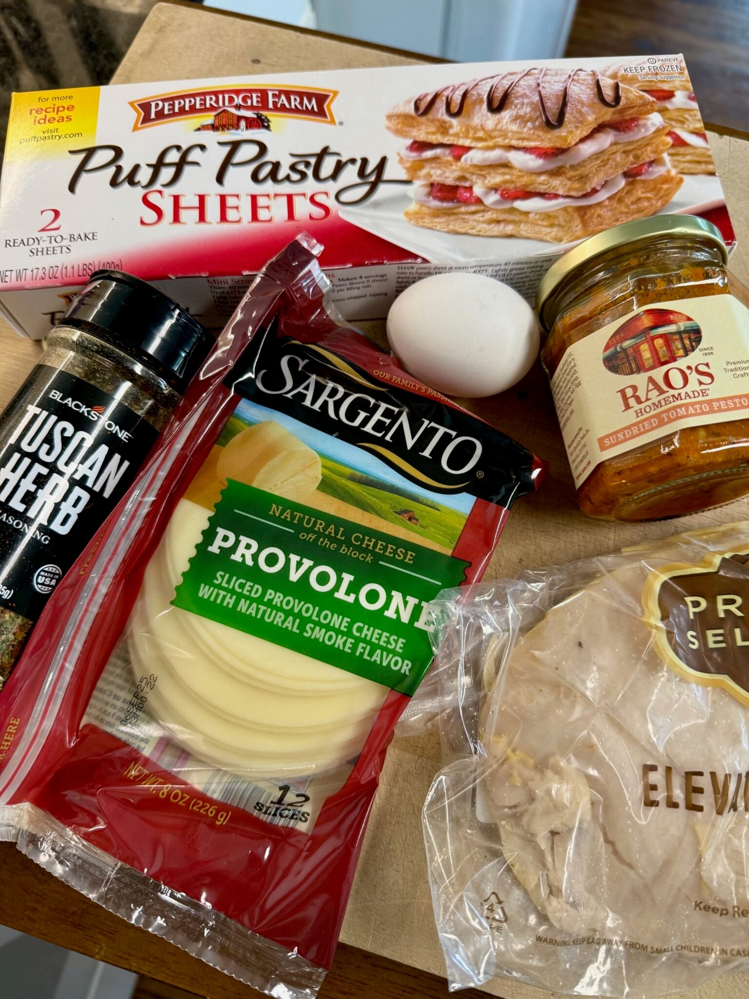 Tuscan Turkey Puff Pastry Roll Ups - Cooks Well With Others