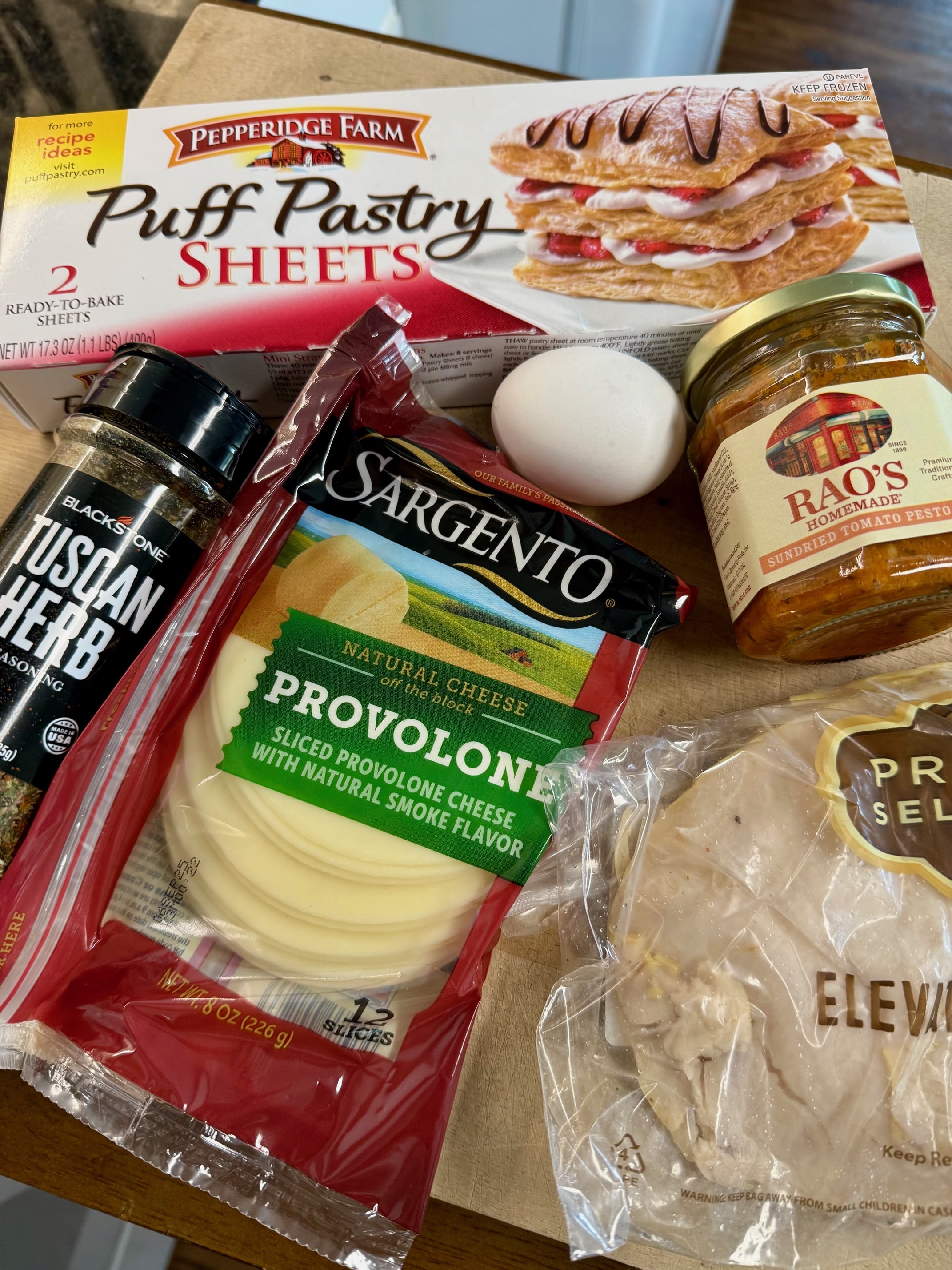 Tuscan Turkey Puff Pastry Roll Ups - Cooks Well With Others