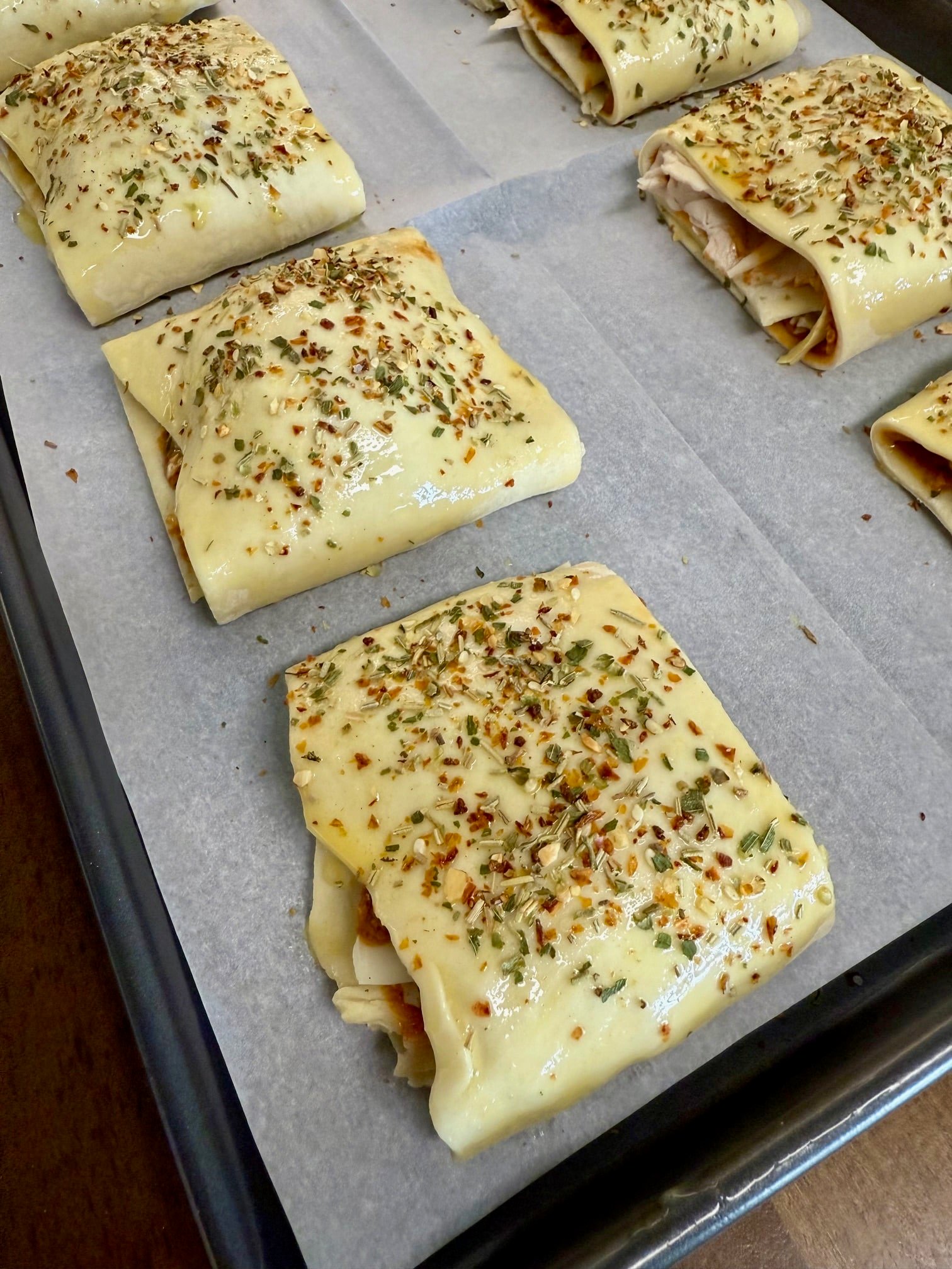 Tuscan Turkey Puff Pastry Roll Ups - Cooks Well With Others