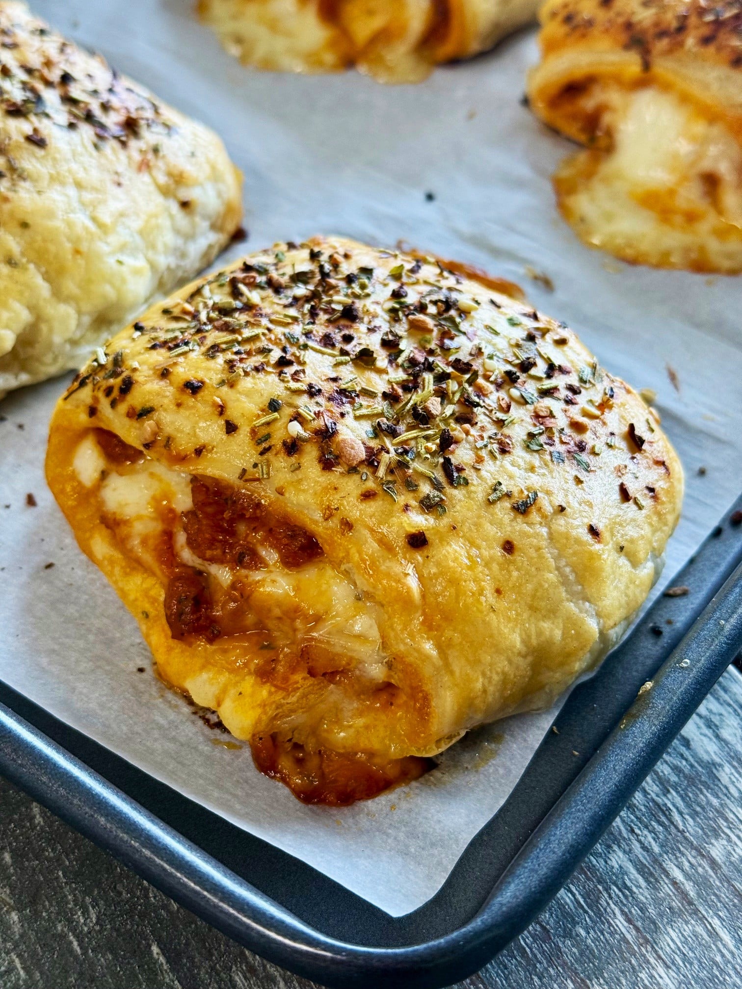 Tuscan Turkey Puff Pastry Roll Ups - Cooks Well With Others