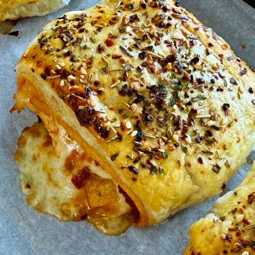 Tuscan Turkey Puff Pastry Roll Ups - Cooks Well With Others